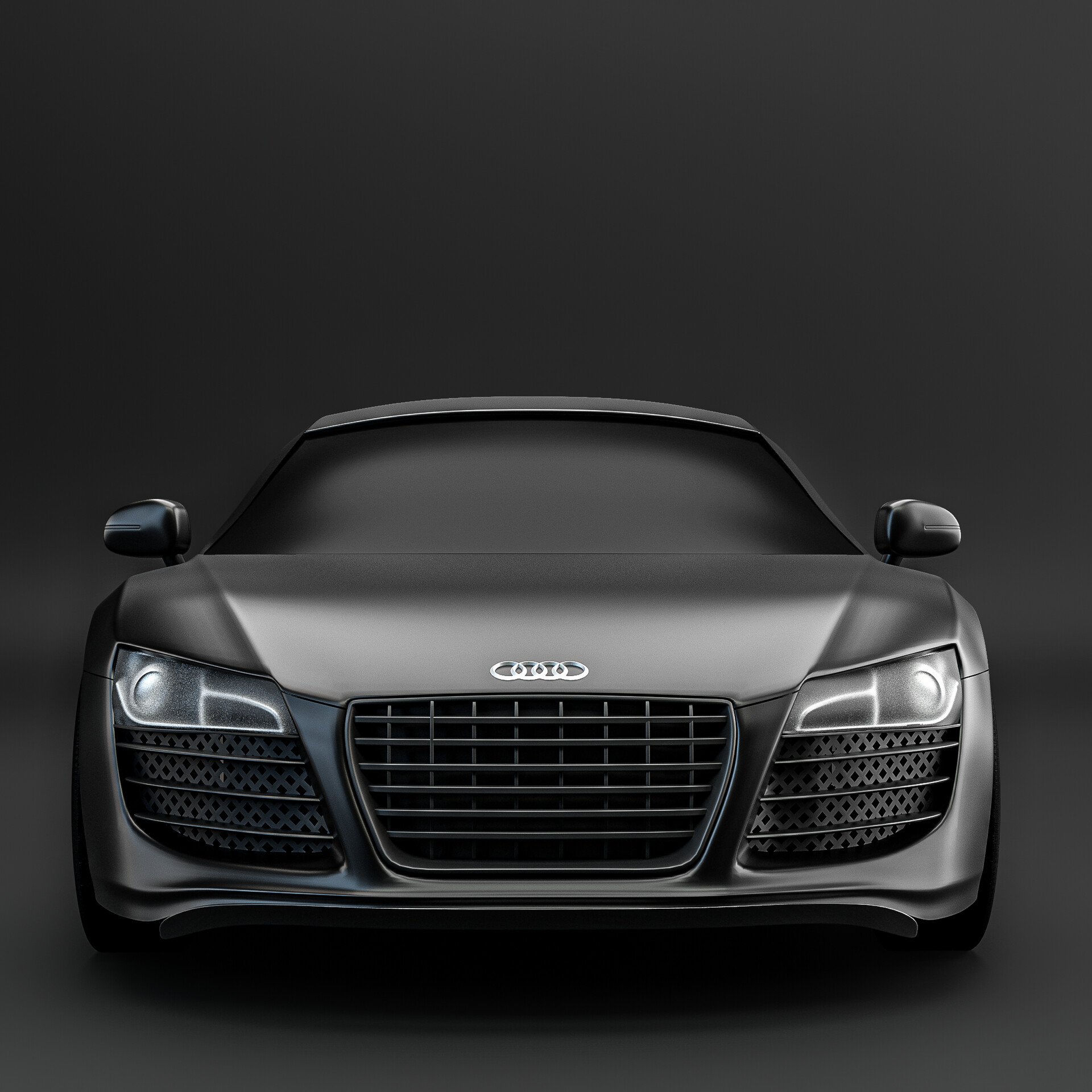 ArtStation - Audi R8 V8 - Modeling