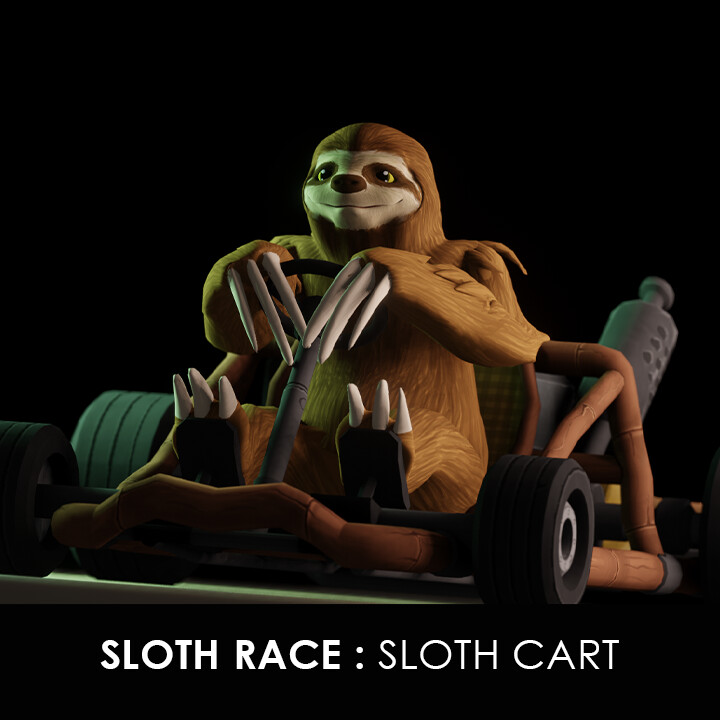 ArtStation - Sloth Race Cart