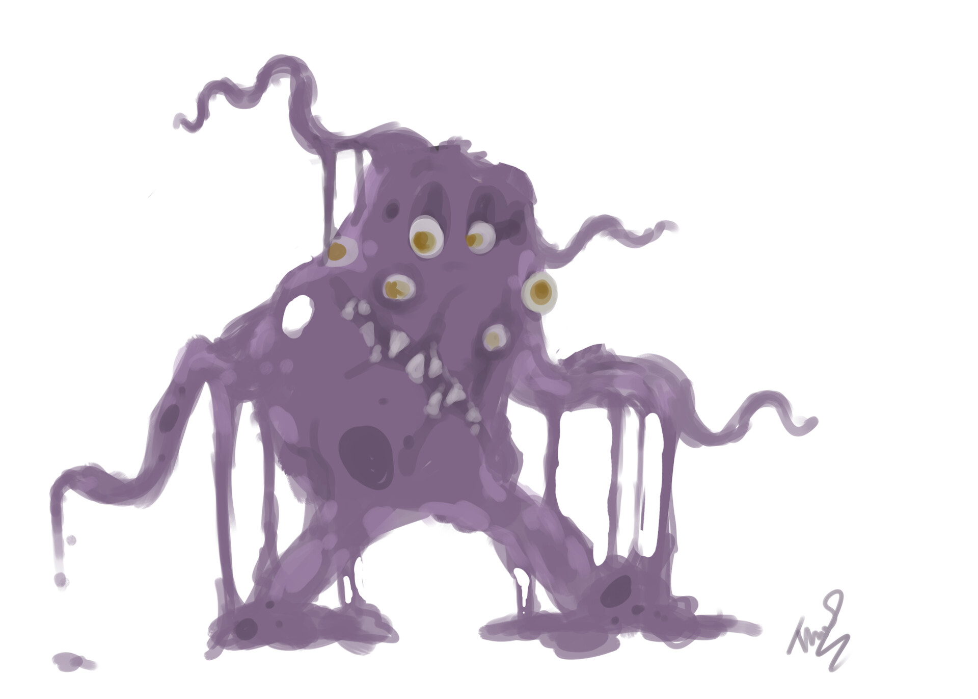 ArtStation - Sludge Creatures