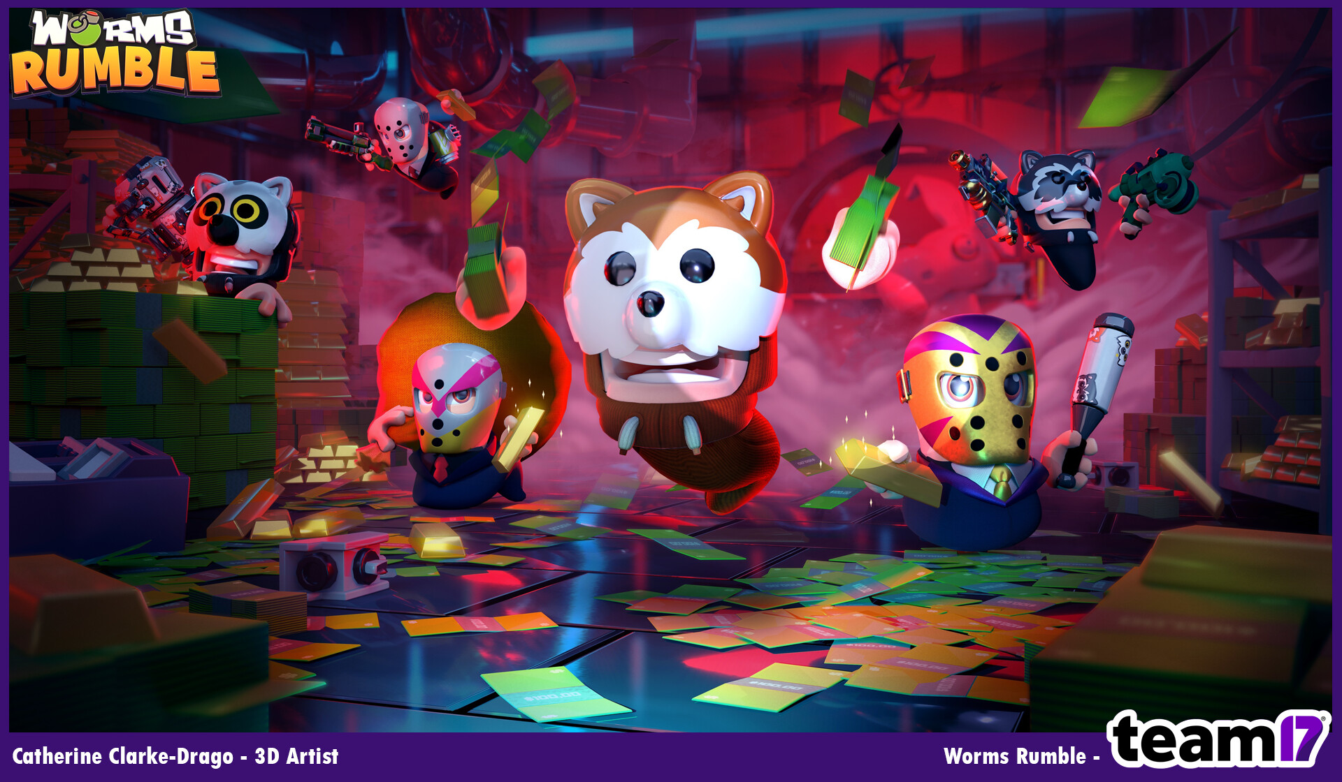 ArtStation - Worms Rumble Customisations