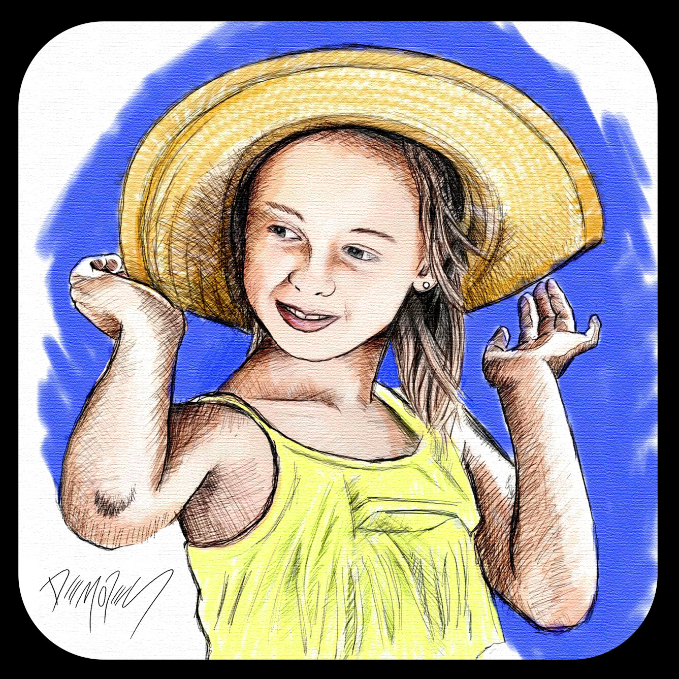 ArtStation - 2D digital sketch David Dempsey (portraits)