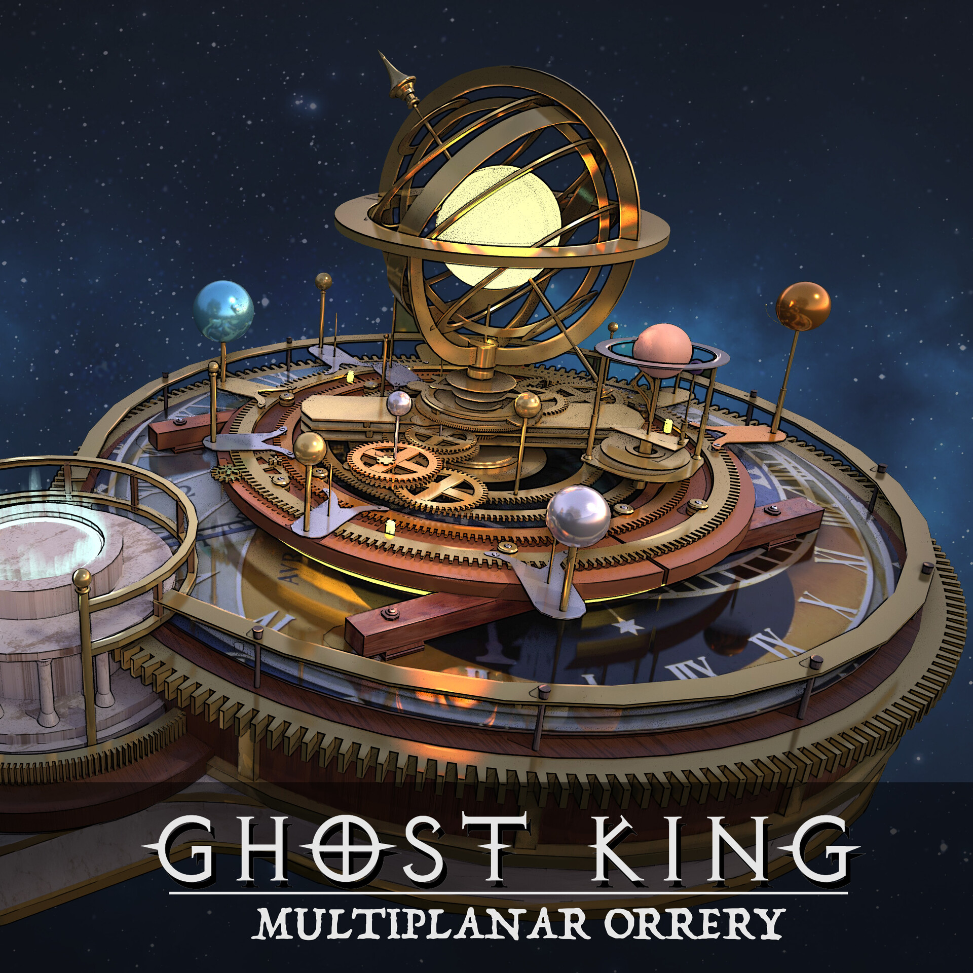 ArtStation - Ghost King - Sipstrassi Multiplanar Orrery