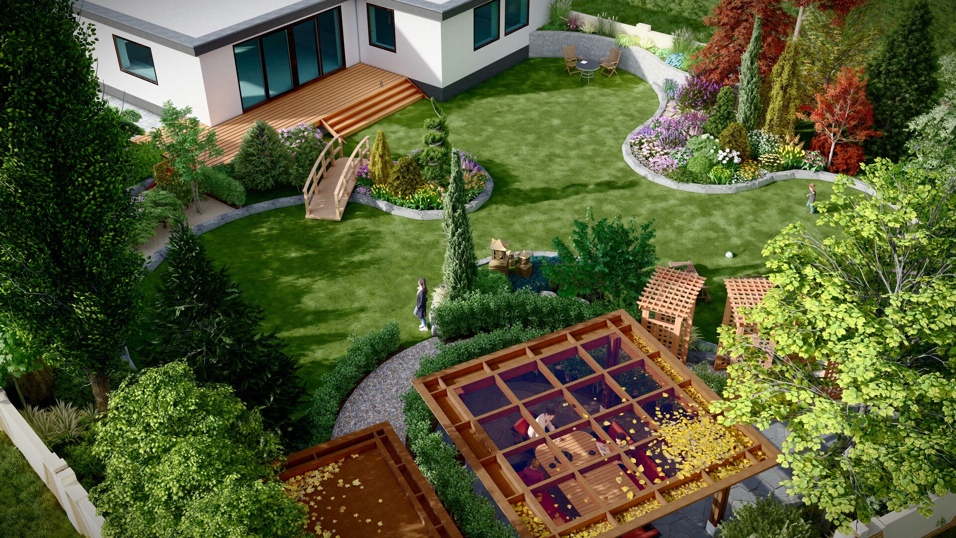 ArtStation - Landscape design project 'ZK'