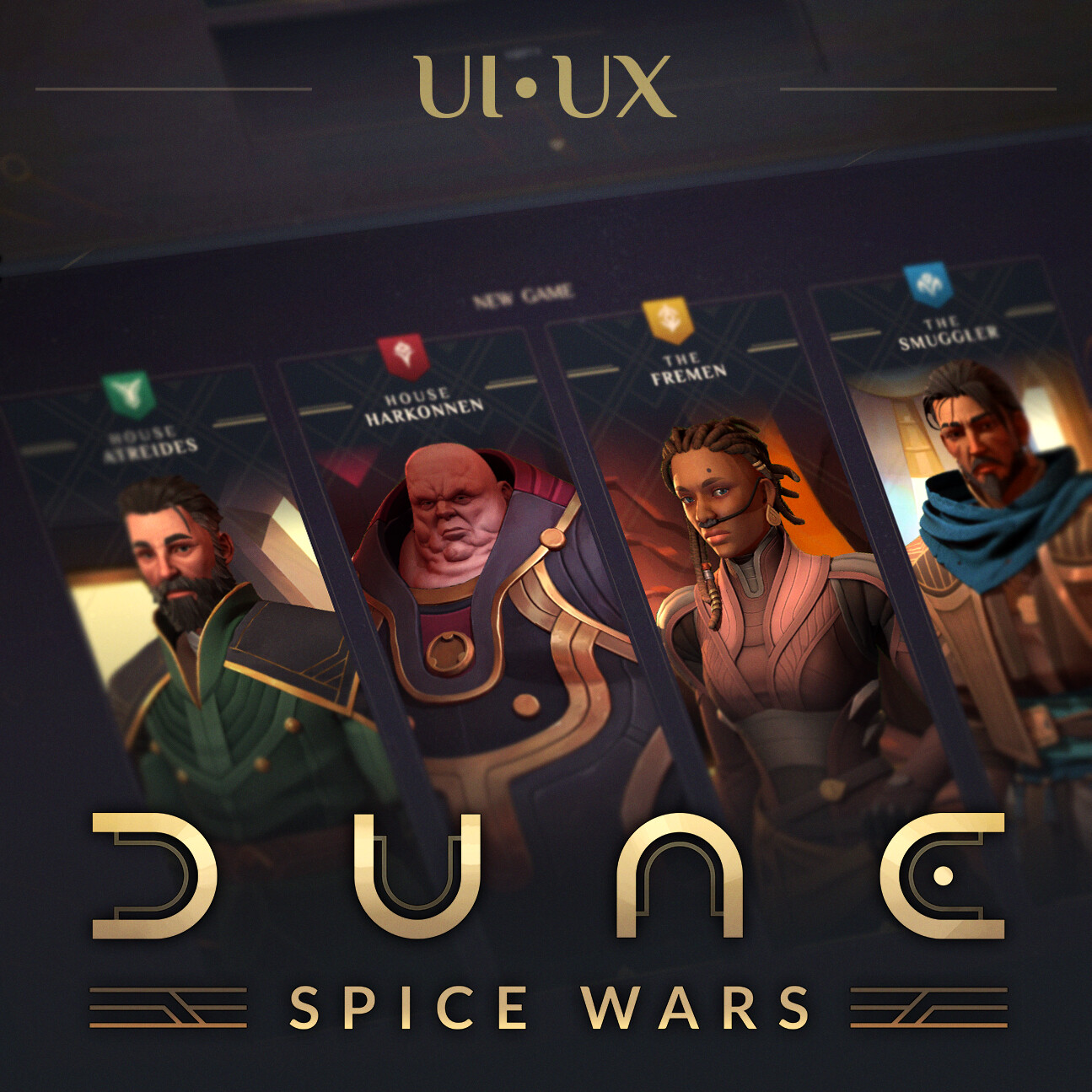 ArtStation - DUNE Spice Wars - UI Concepts