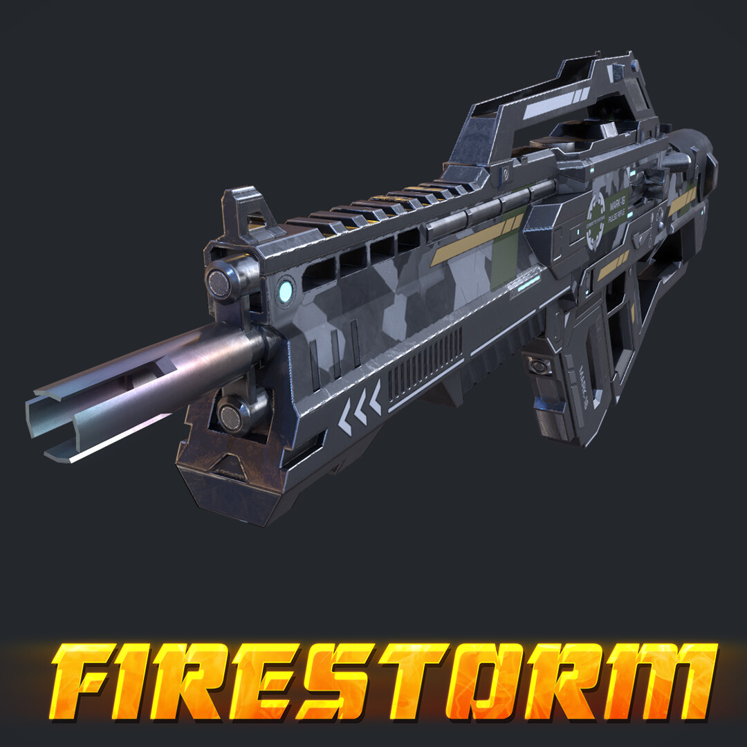 ArtStation - Pulse rifle