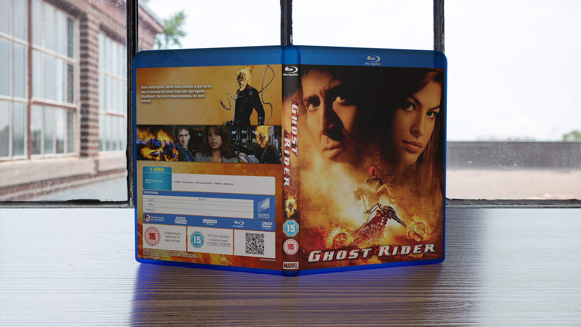 ArtStation - Ghost Rider (2007) Custom Blu-ray Cover