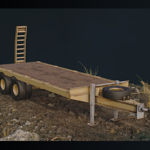 ArtStation - M322 Military Trailer