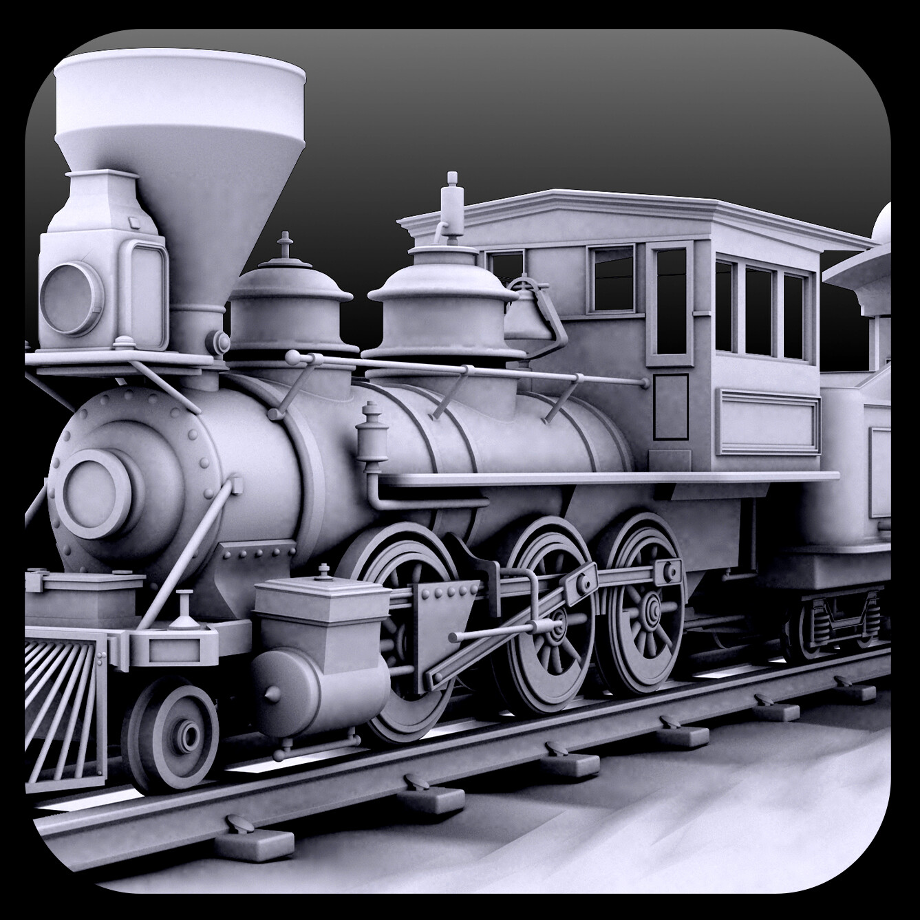 ArtStation - Old west train for video slot game