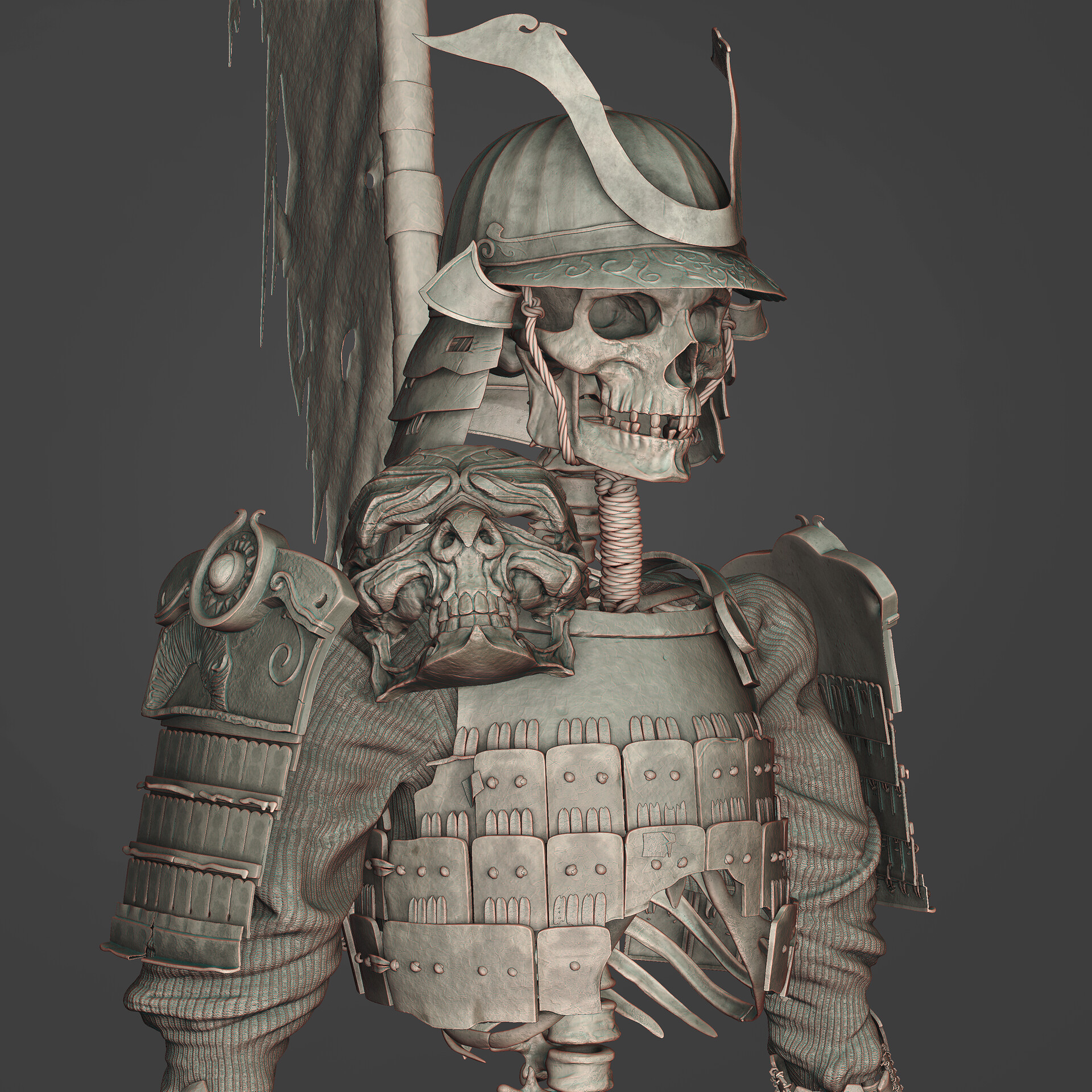 ArtStation - Death Samurai WIP