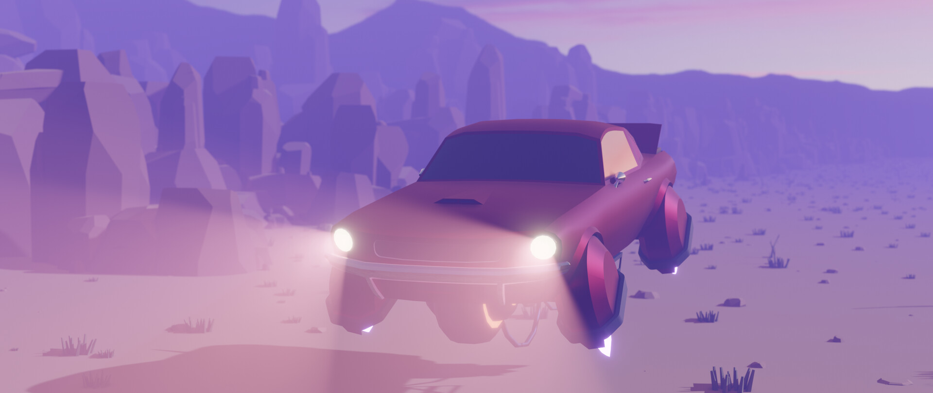 ArtStation - "Flying Mustang" GT350R (1965)