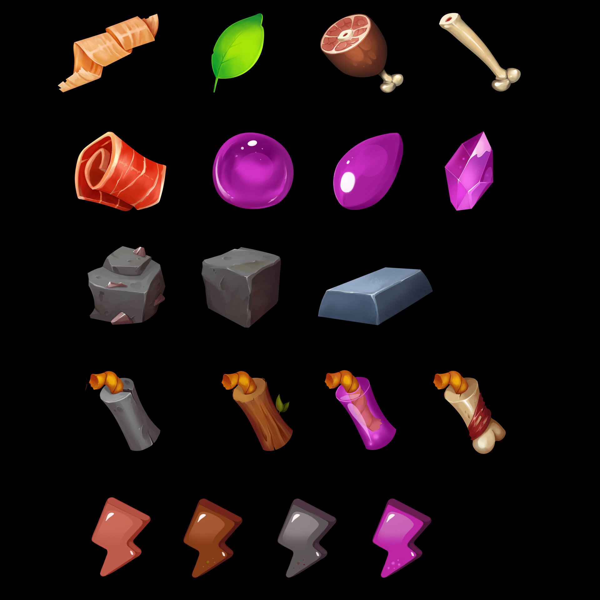 ArtStation - Casual game assets for a mobile game