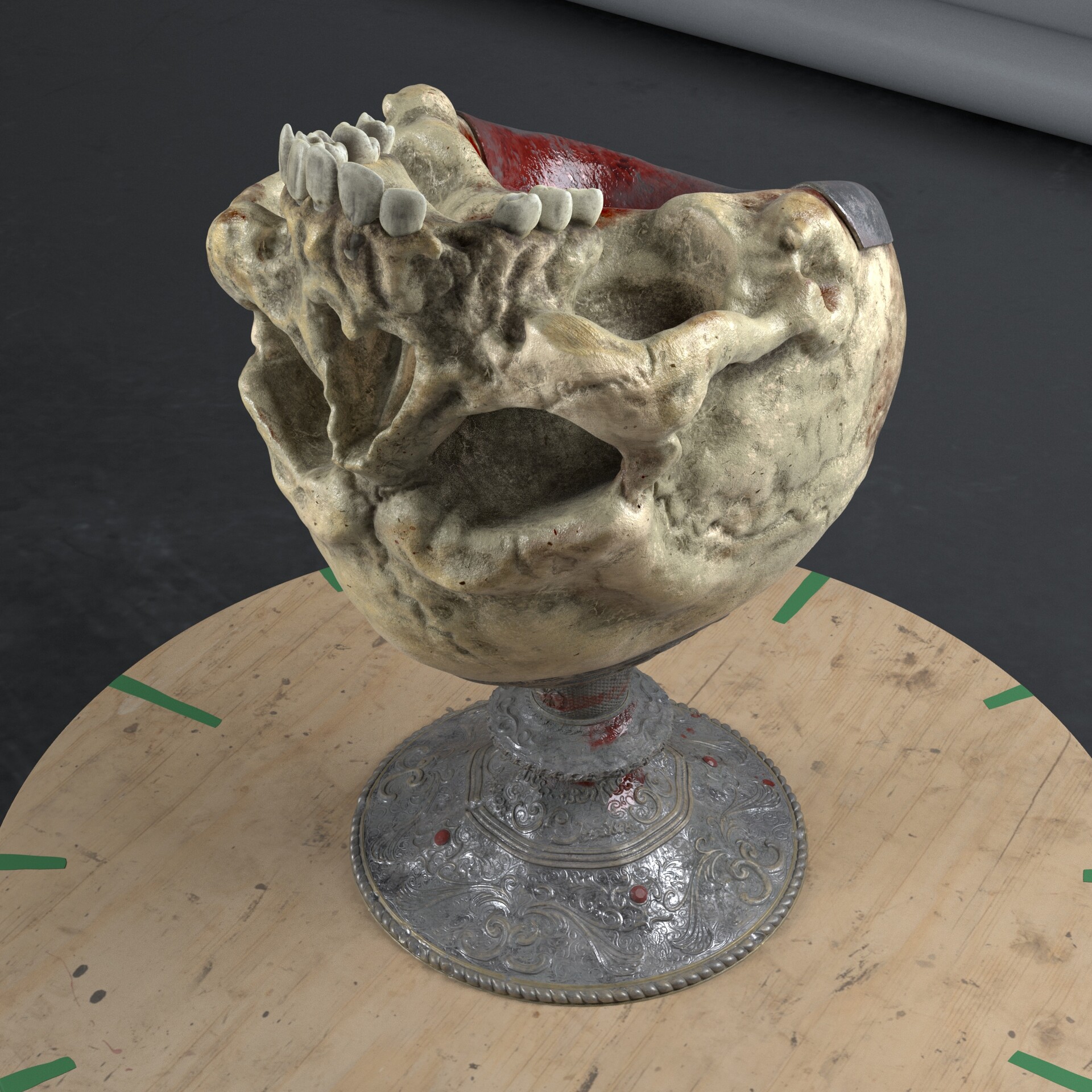 ArtStation - Skull Chalice