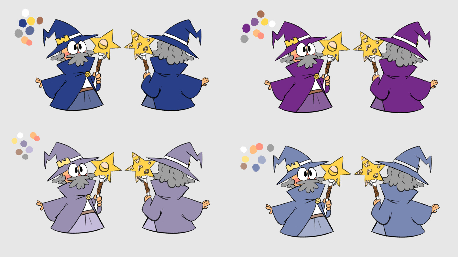 ArtStation - "Mr. Magico the Wordy Wizard" Character Concept Art