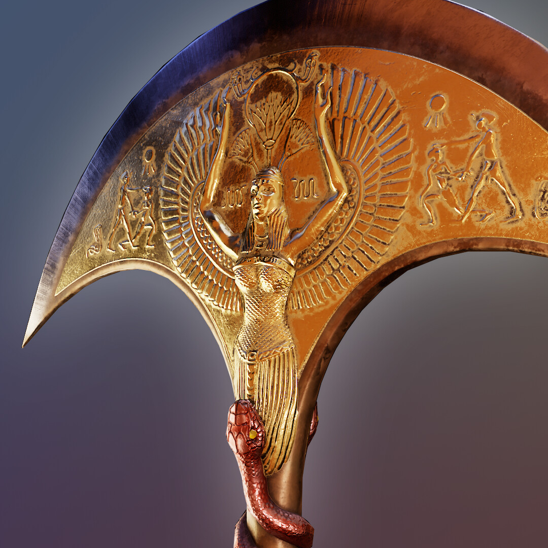 ArtStation - Stygian Crescent Axe (2022)