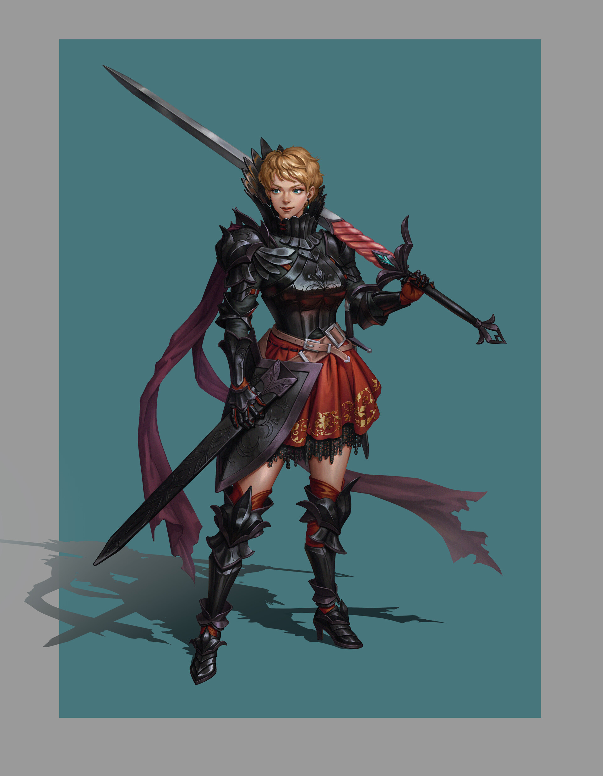 ArtStation - Knight girl