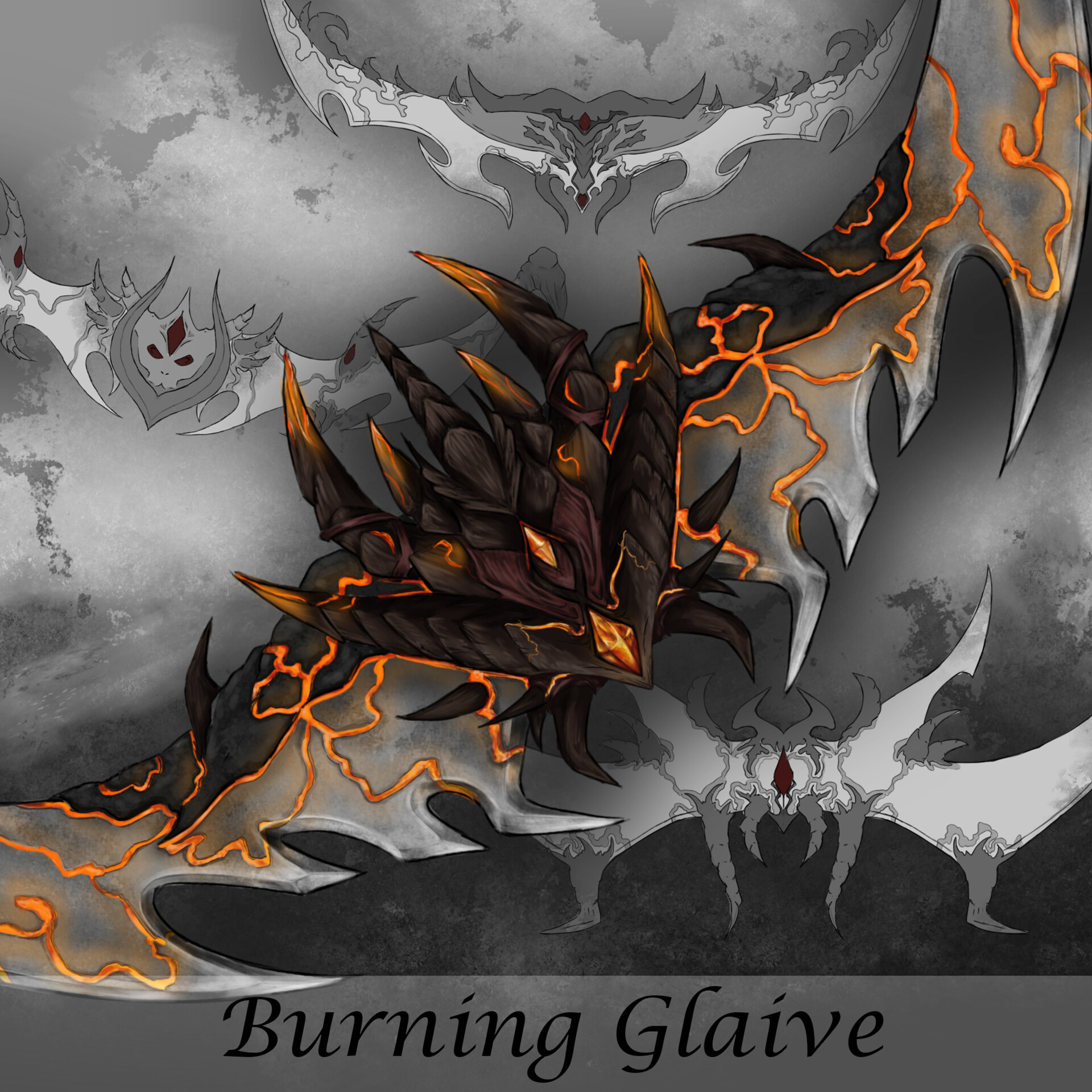ArtStation - Burning Glaive - Warglaive Concept