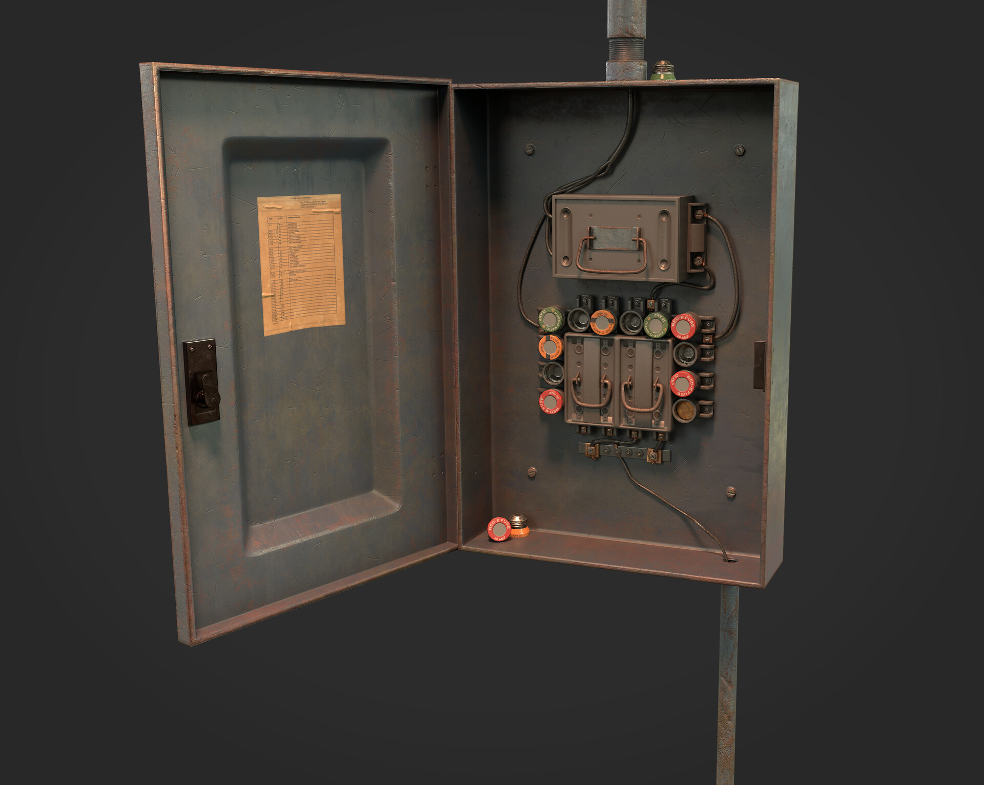 ArtStation - Fusebox and Power Switch