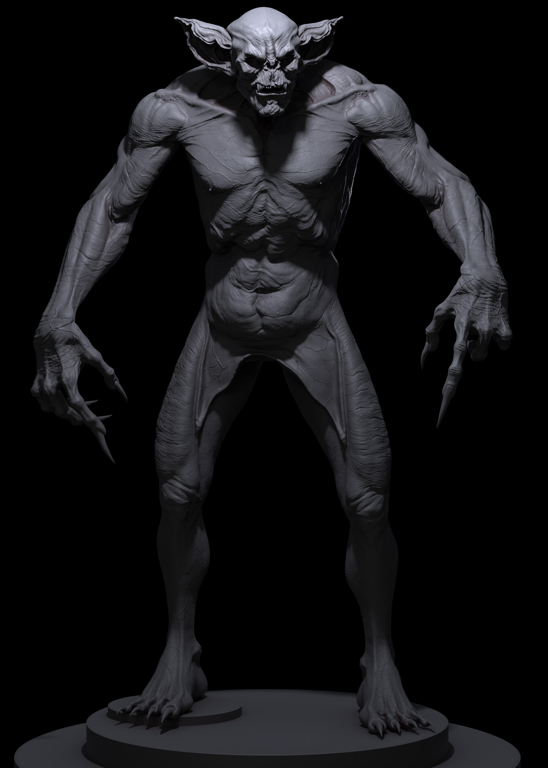 ArtStation - Vampire stage 2 (The Witcher fan art)