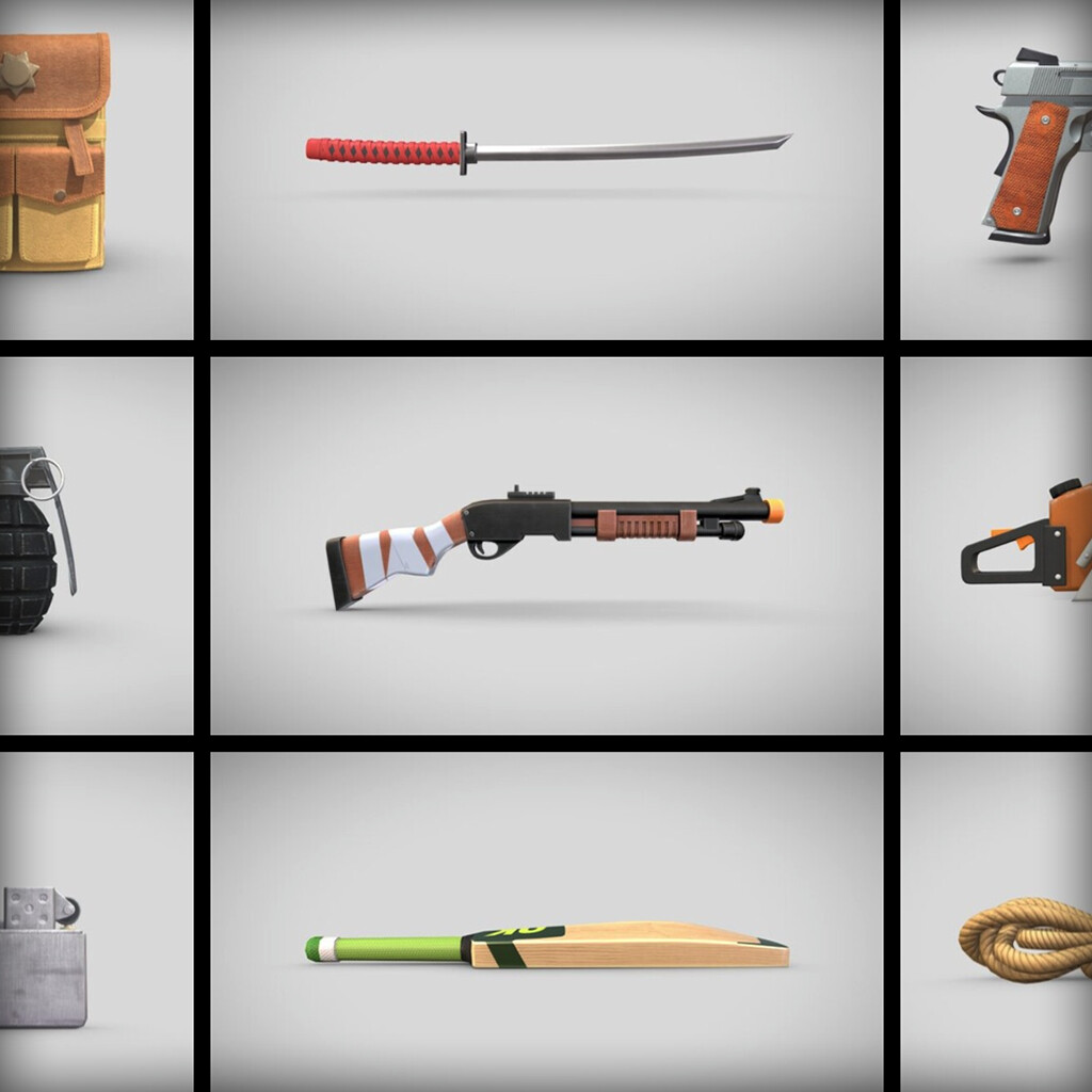 ArtStation - Zombie survival props