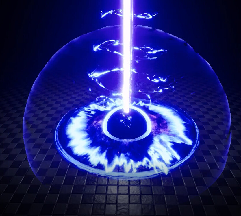 ArtStation - Lightning AoE Explosion VFX