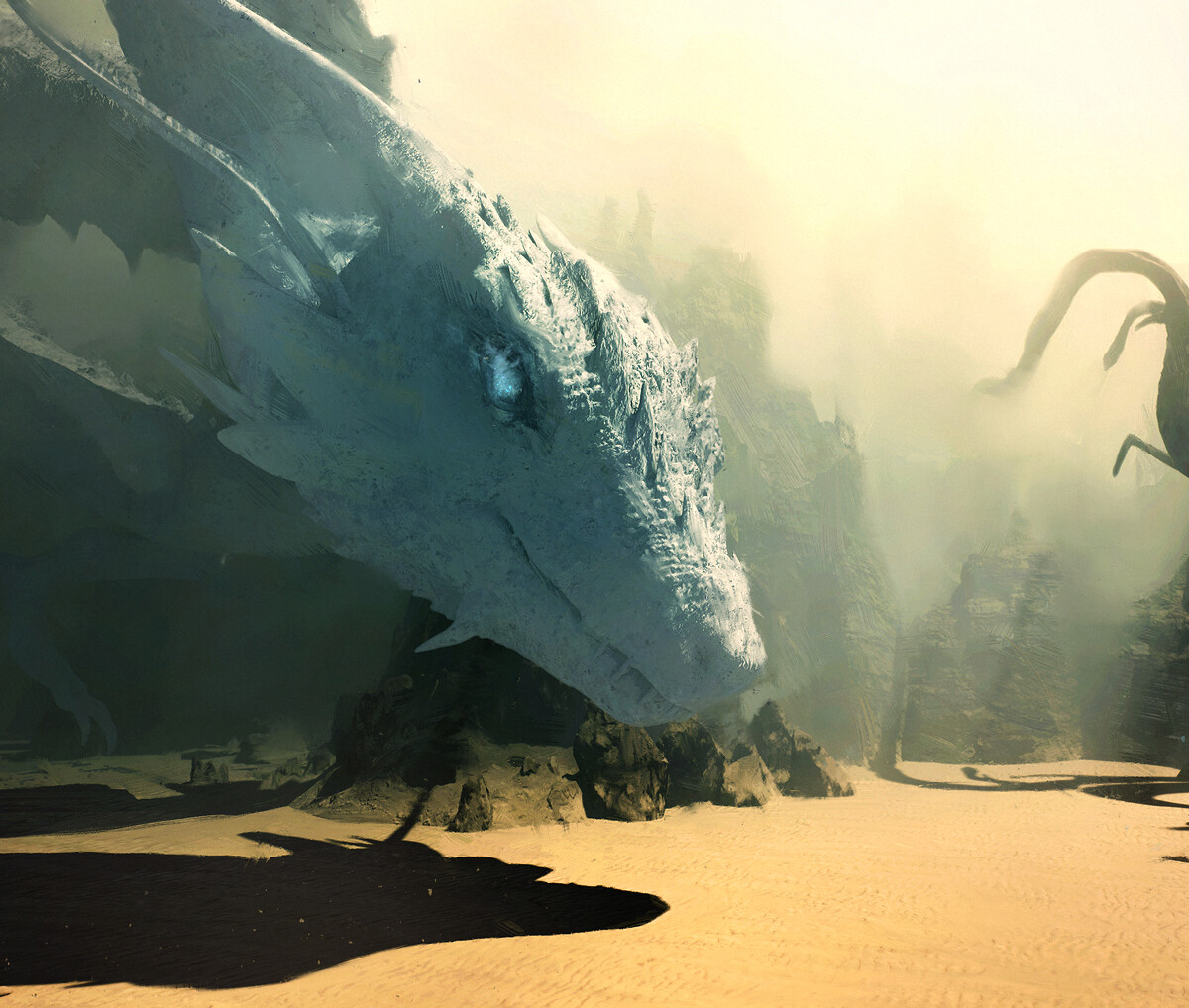 ArtStation - White dragon