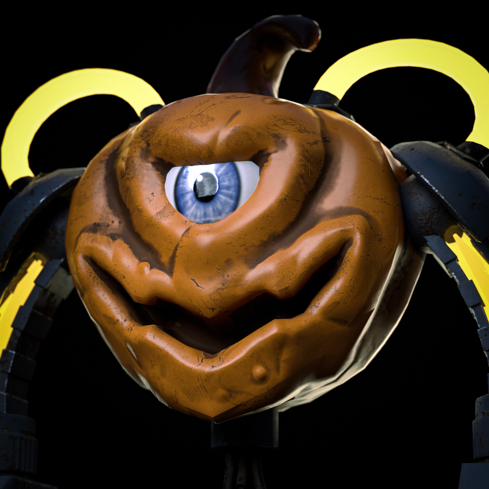 ArtStation - Manny the Boxing Pumpkin