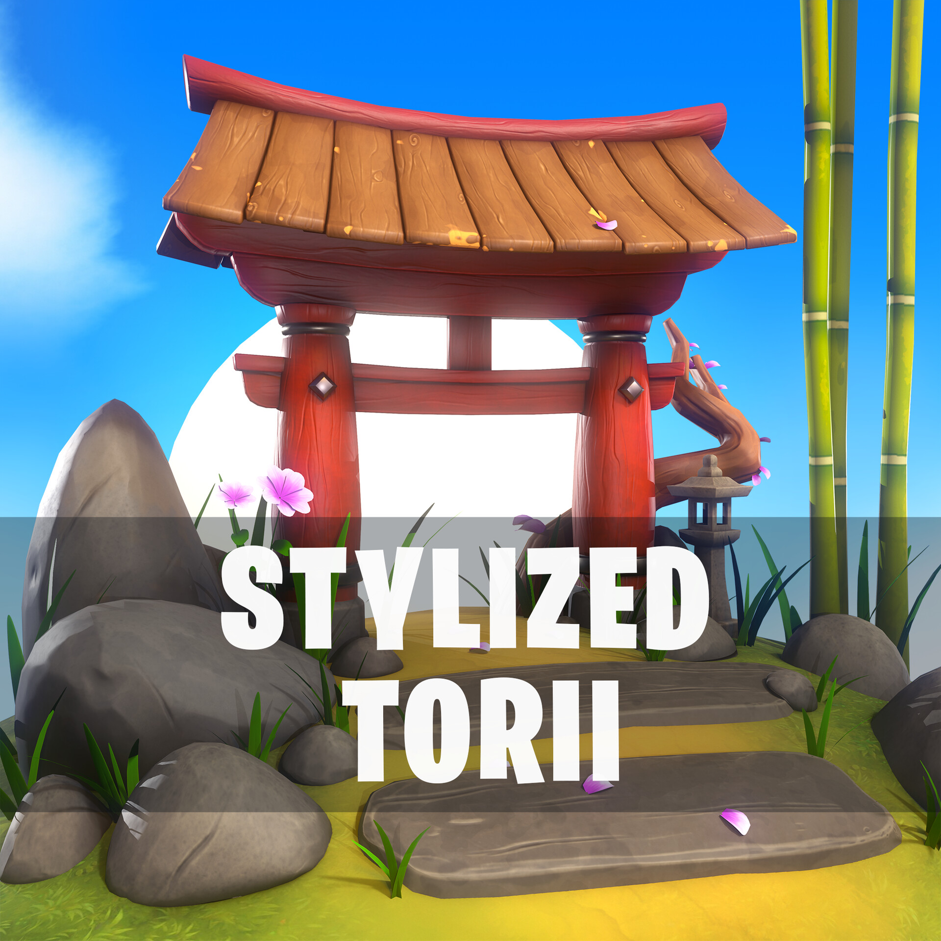 ArtStation - Stylized Torii