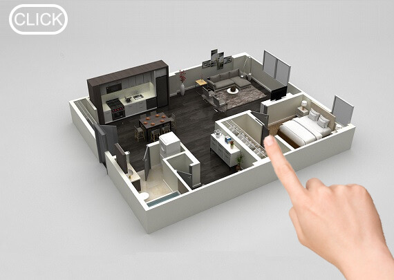 ArtStation - The New 3D Virtual Floor Plan Design by 3d floor Plan ...