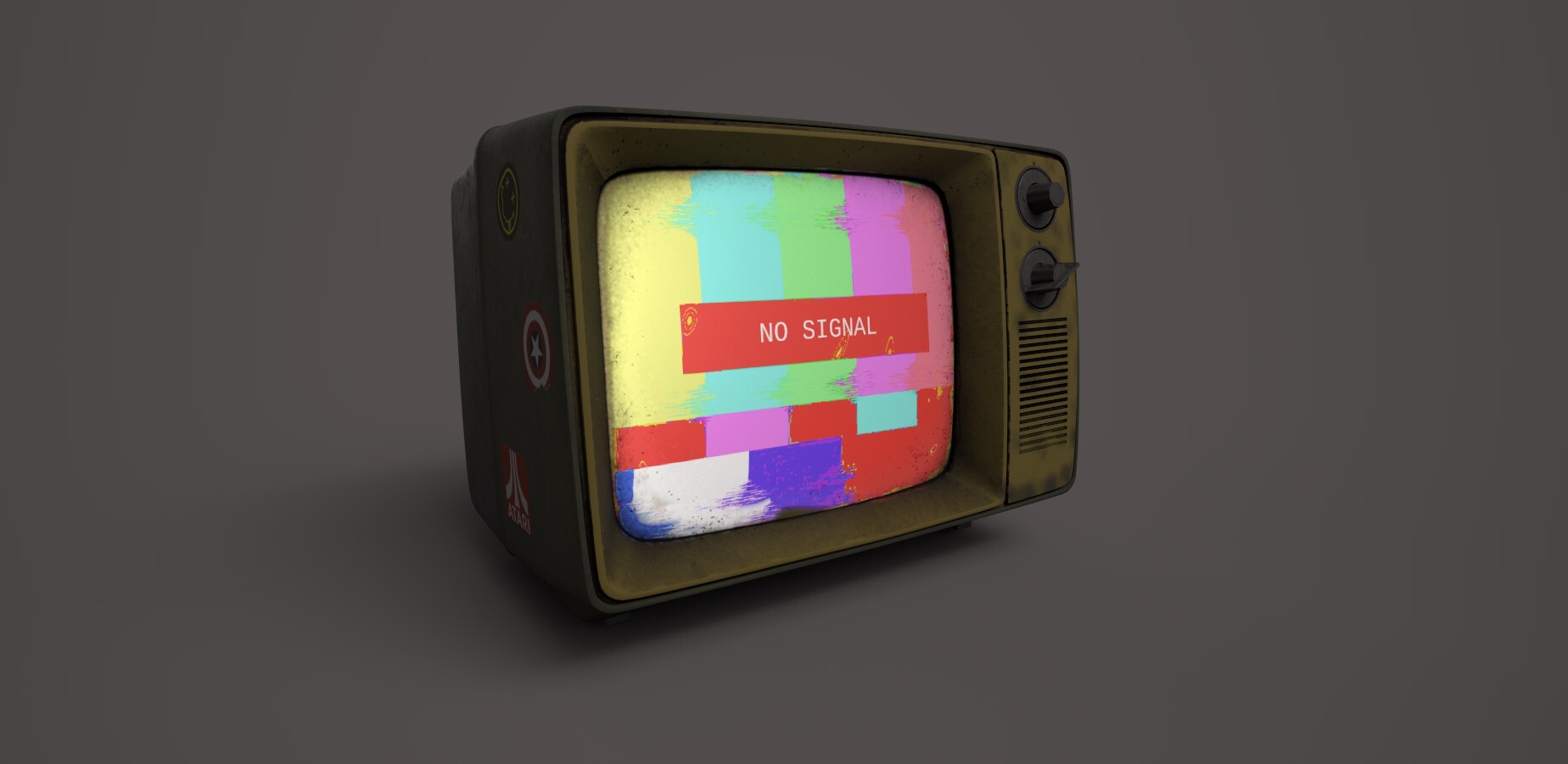 ArtStation - Retro Television Texturing