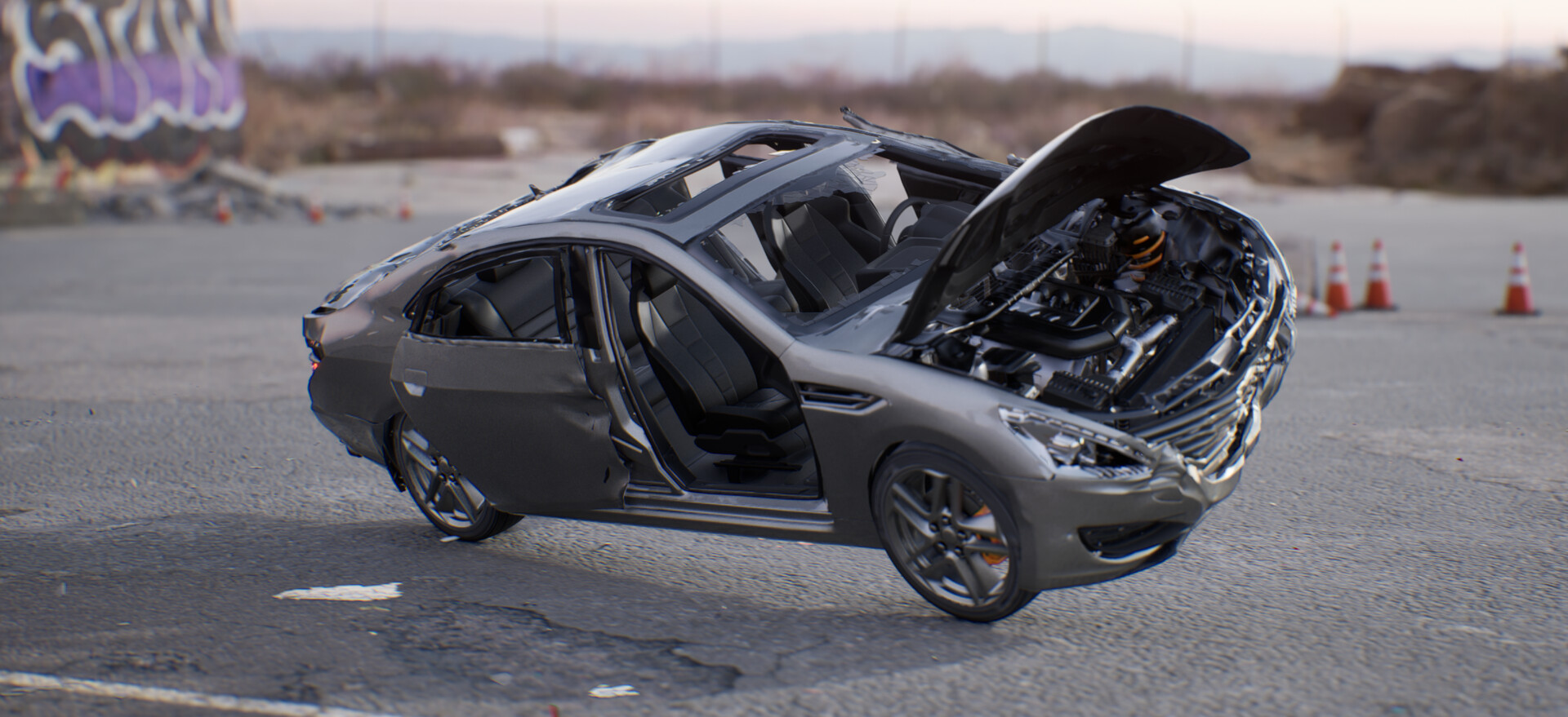 ArtStation - Car Destruction simulation