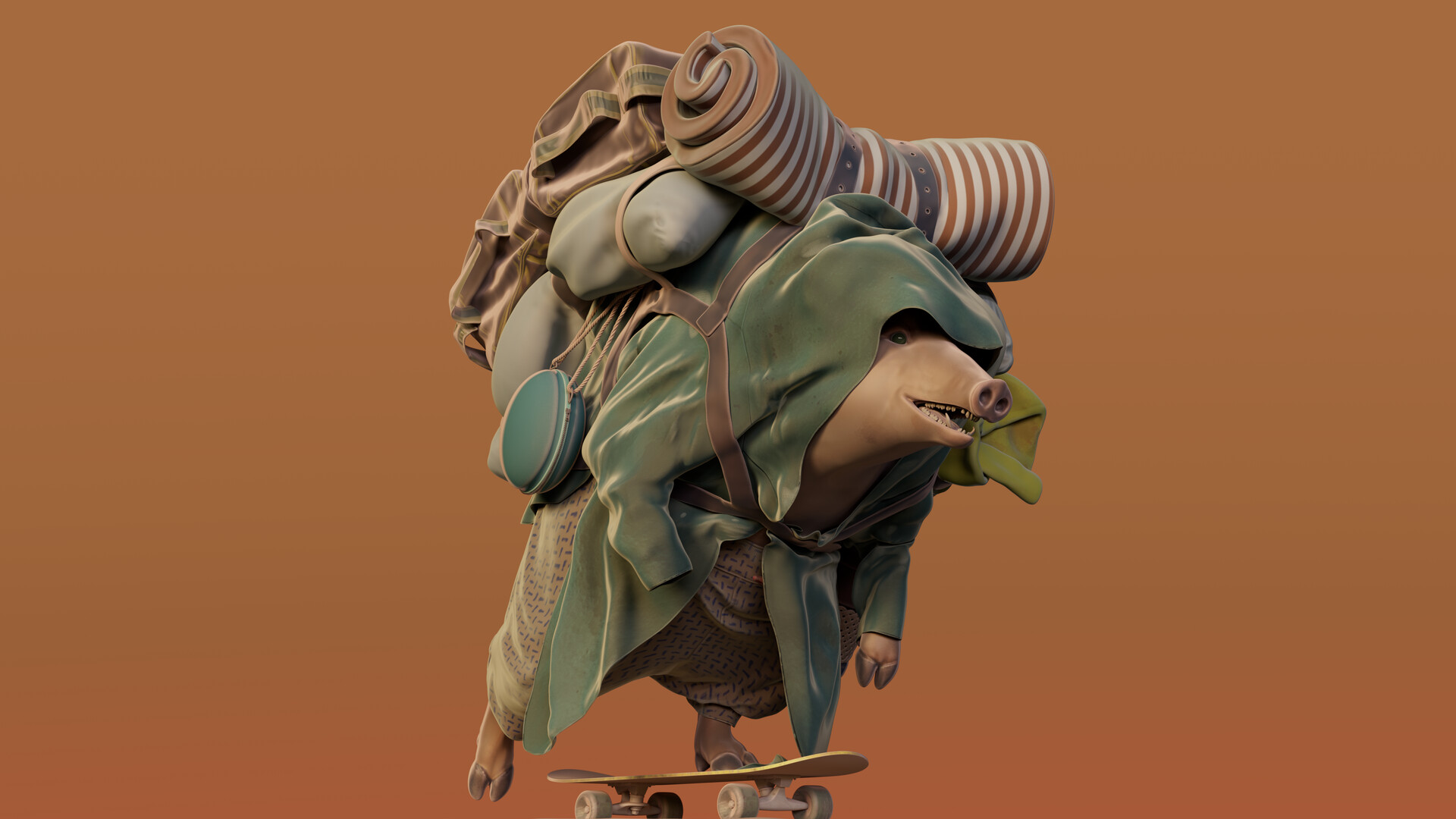 ArtStation - Pack Rat Piggy
