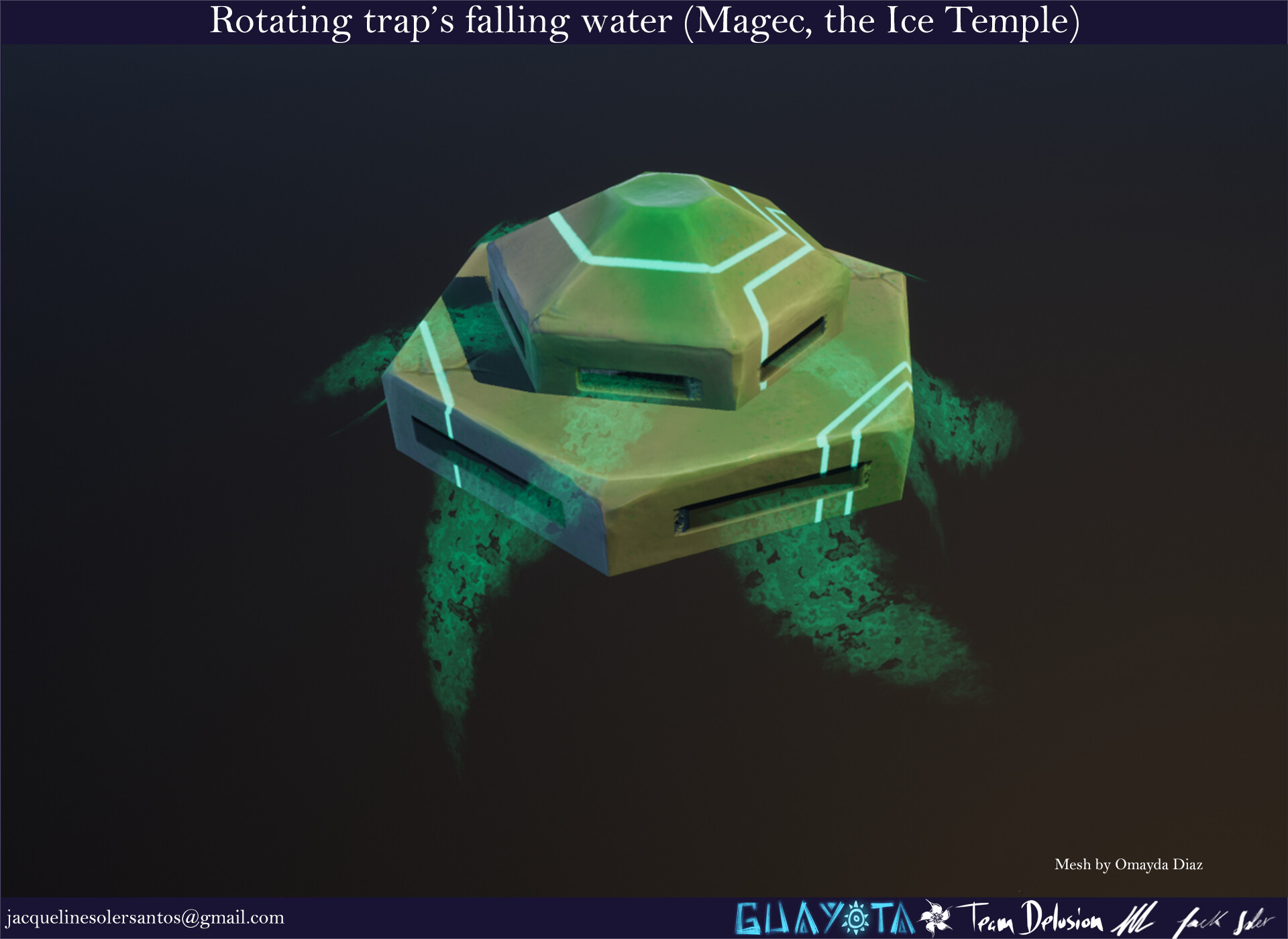 ArtStation - Rotating Trap's Falling Water Shader