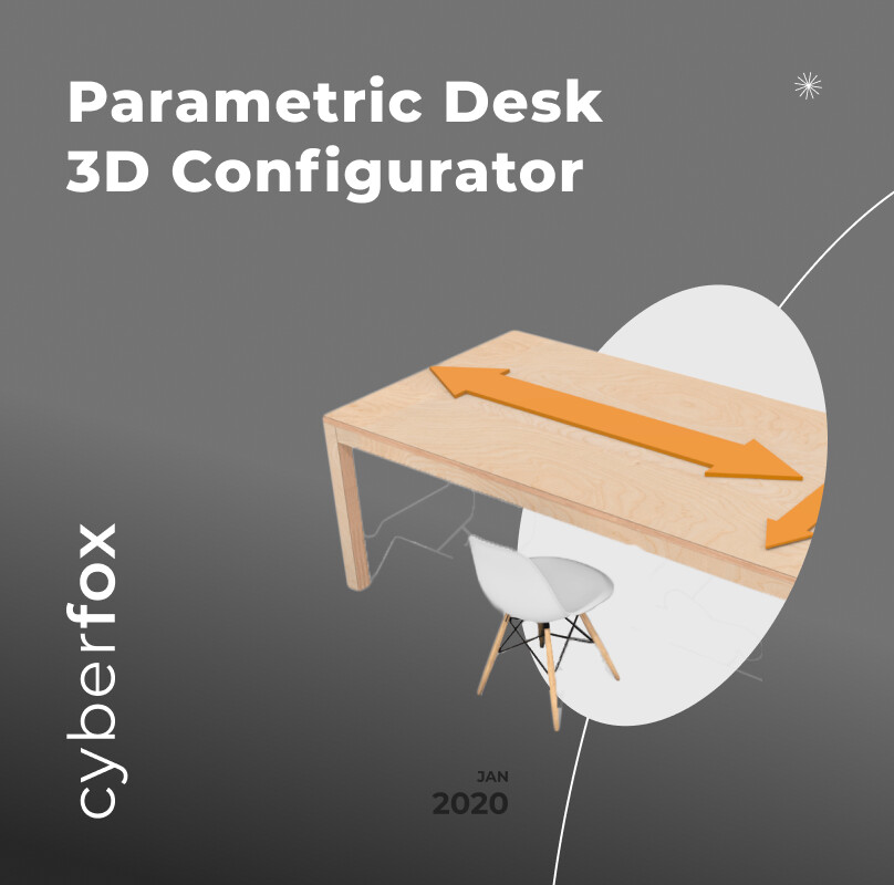 ArtStation - Parametric Desk 3D Configurator