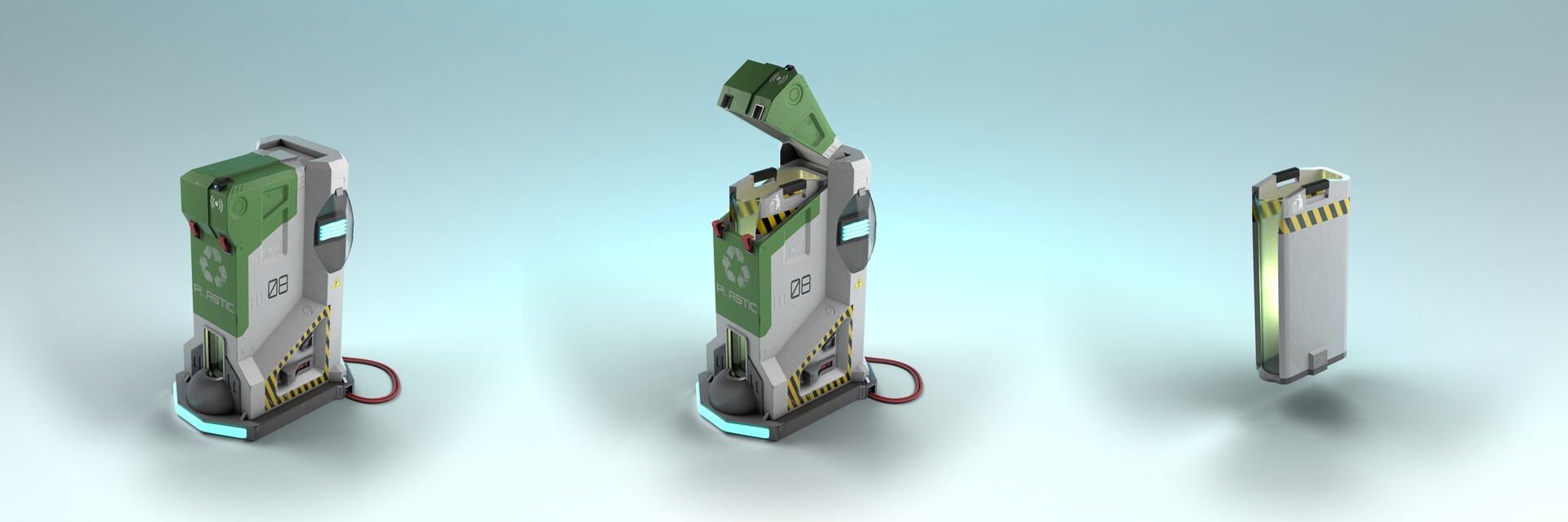 ArtStation - Trash bin of the future