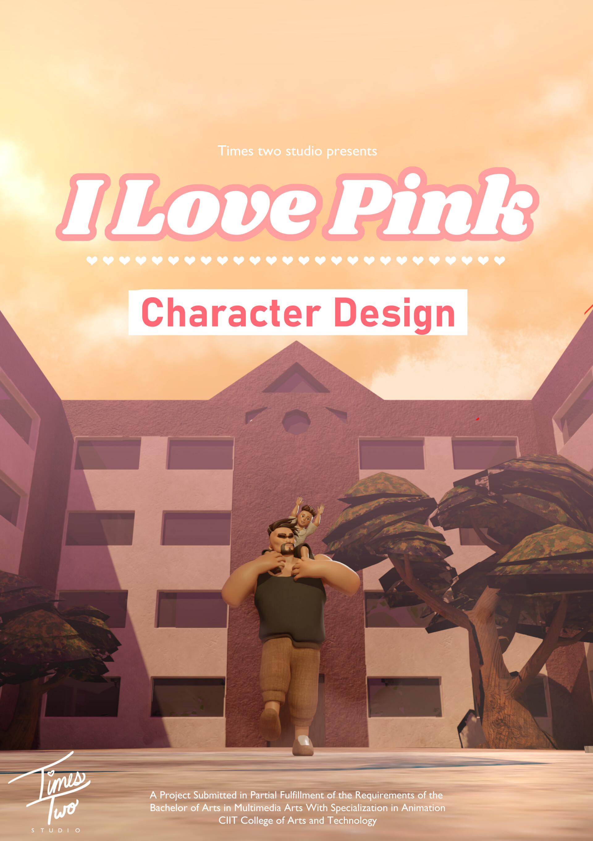 ArtStation - I LOVE PINK short film Character Design