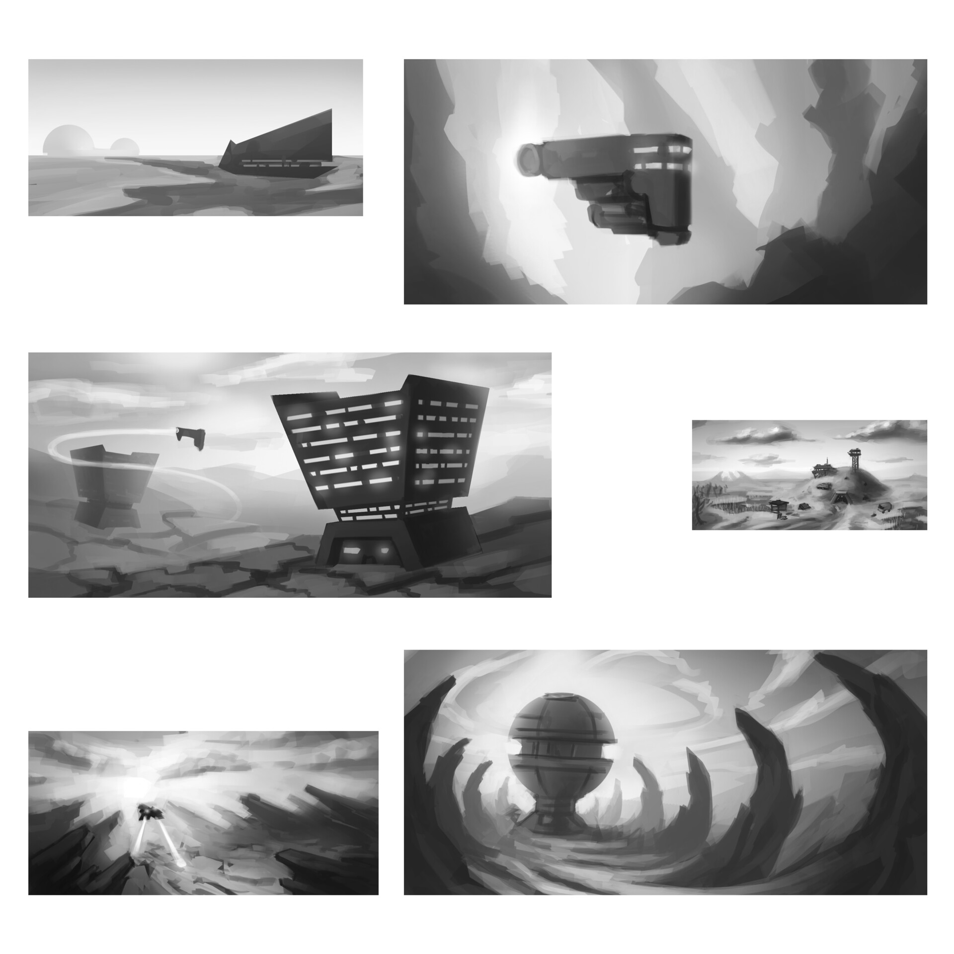 ArtStation - Environment sketches