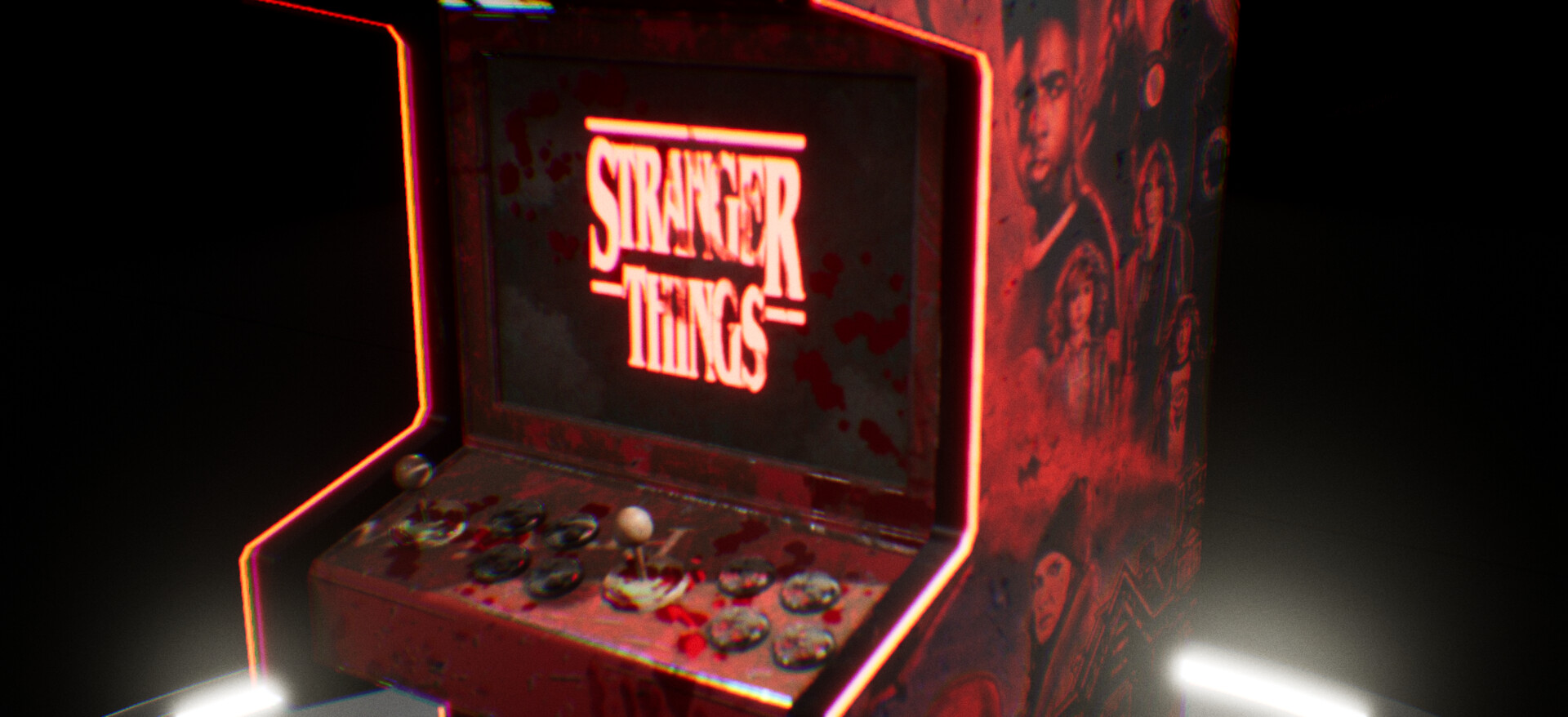 ArtStation - Stranger Things - Cursed Arcade Machine