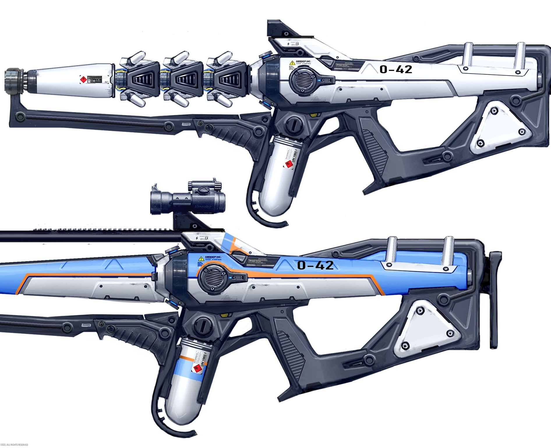 ArtStation - Sci-fi rifle design