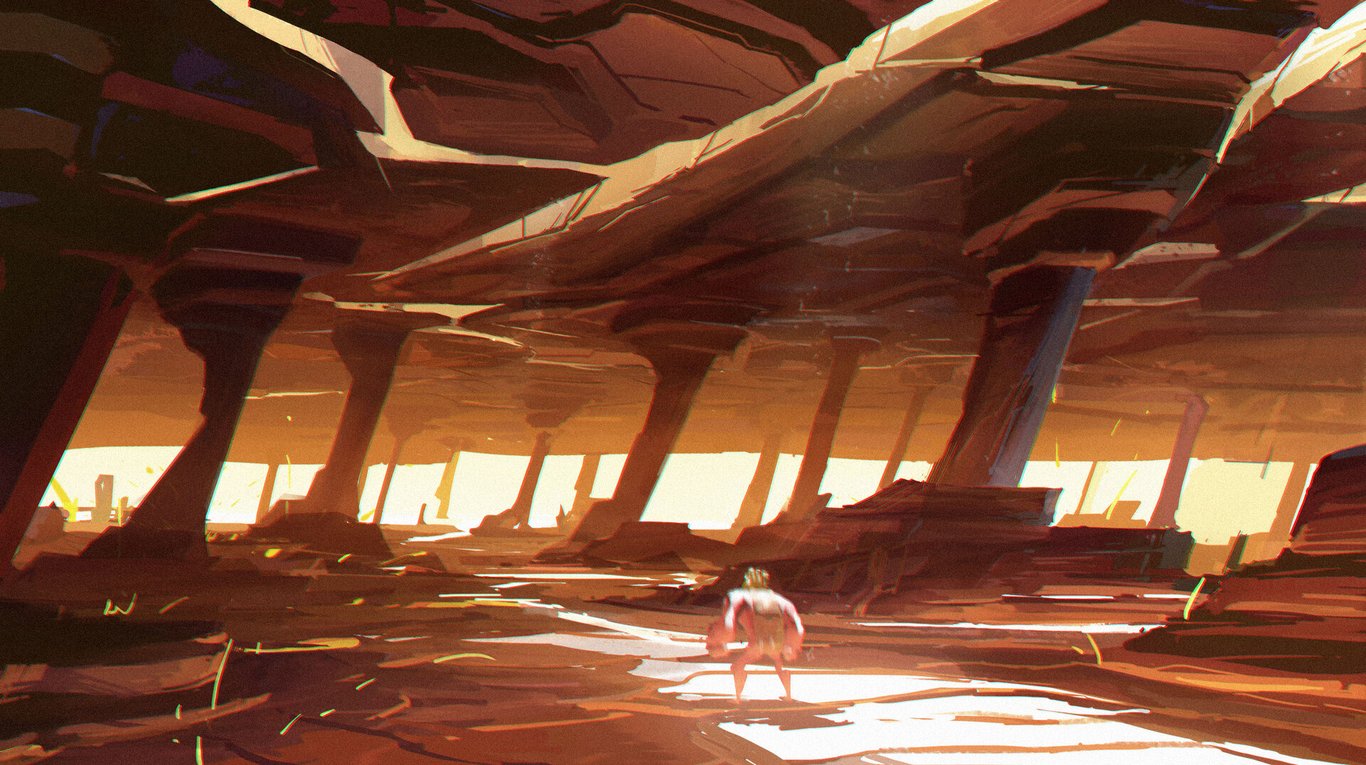 ArtStation - Angry mainland scene conceptual design