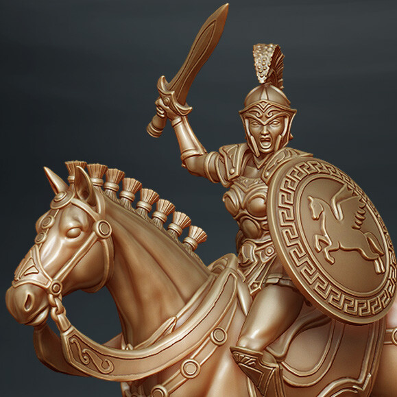 ArtStation - Daughters of Athena Cavalry