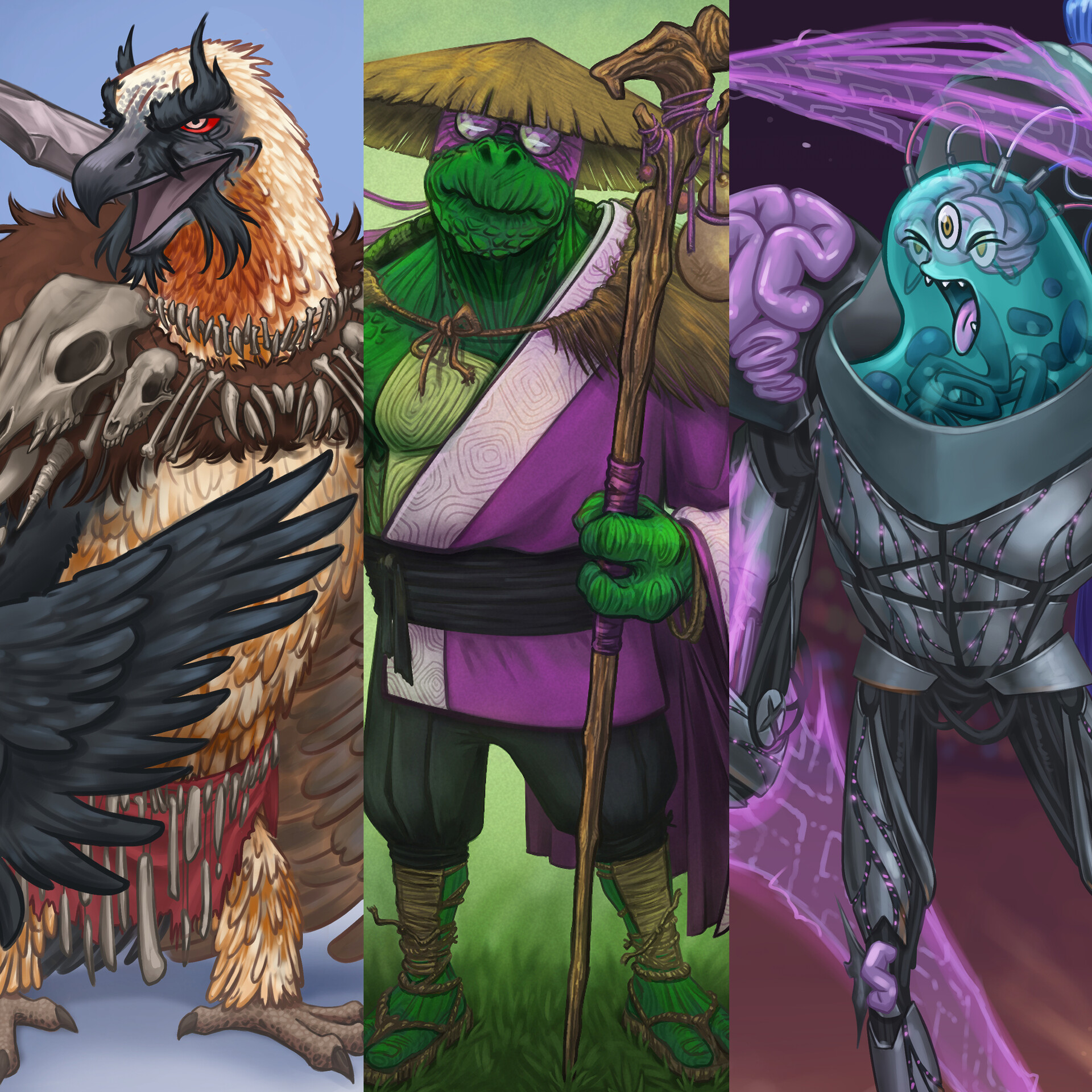 ArtStation - Character Design Challenge - January February March