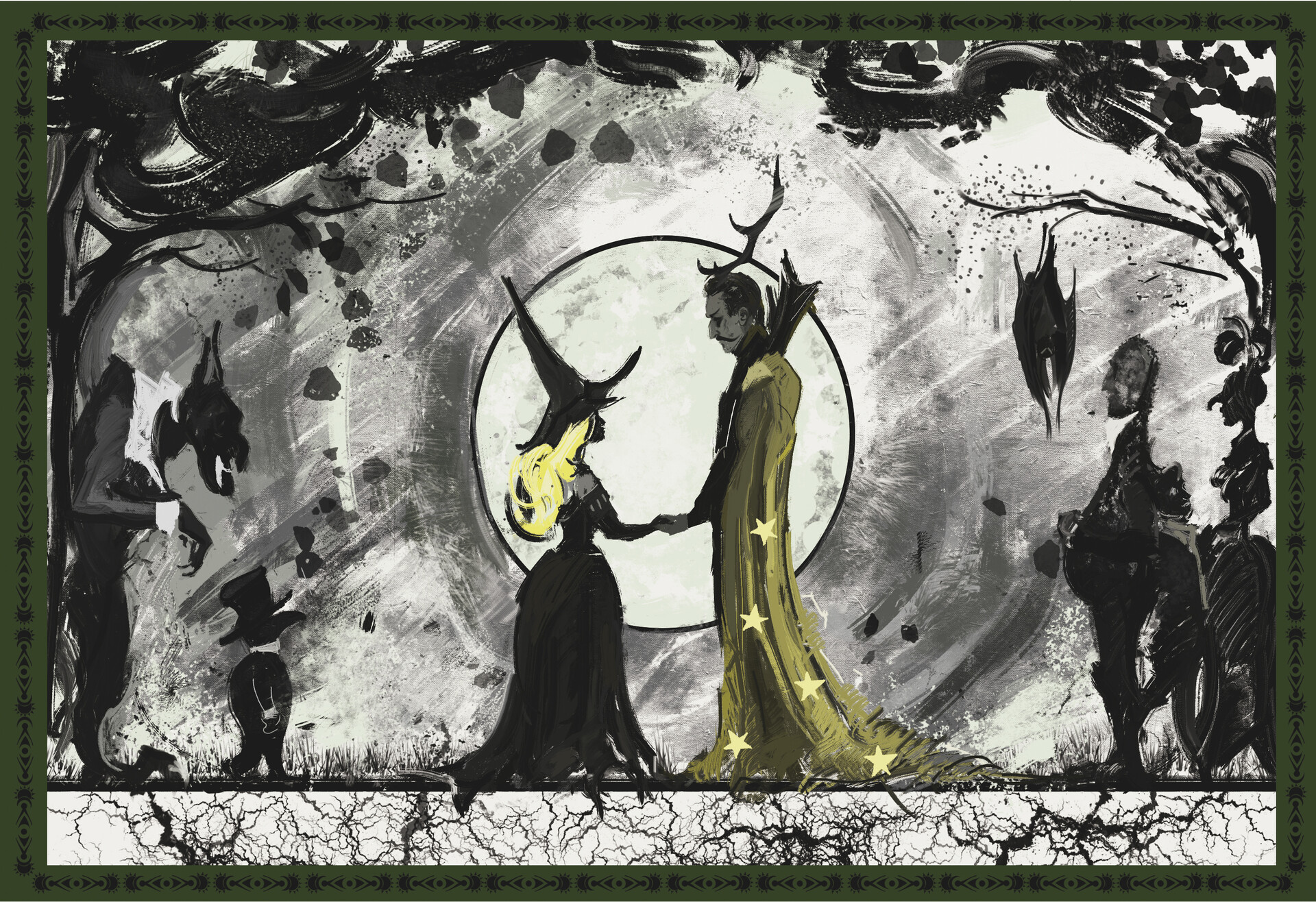 ArtStation - "Which witch?" My study series of illustrations for the ...