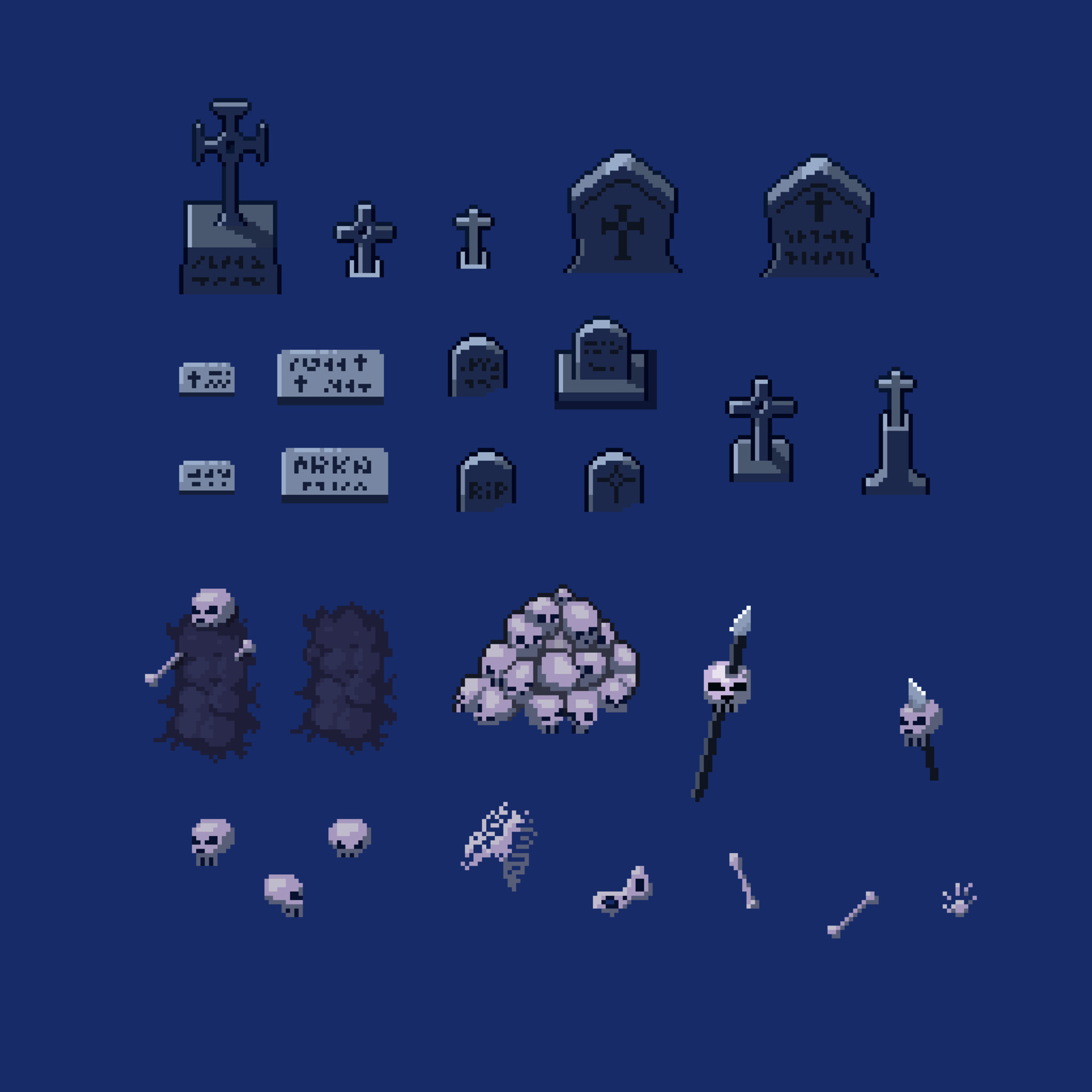 ArtStation - Cemetery Props