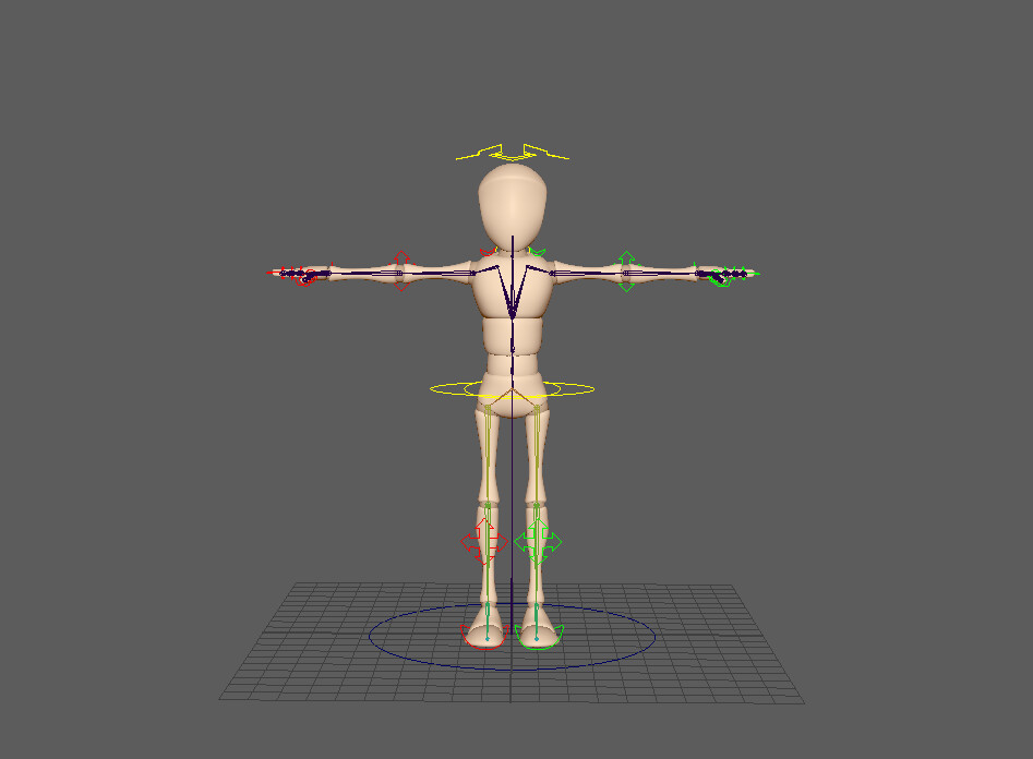 ArtStation - Bipedal Rigging