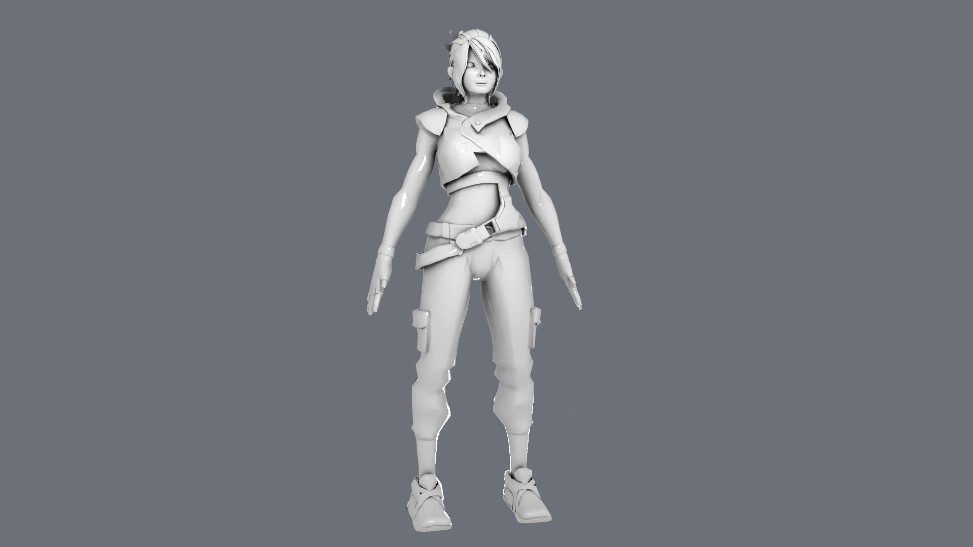ArtStation - Character modelling - Jett from Valorant