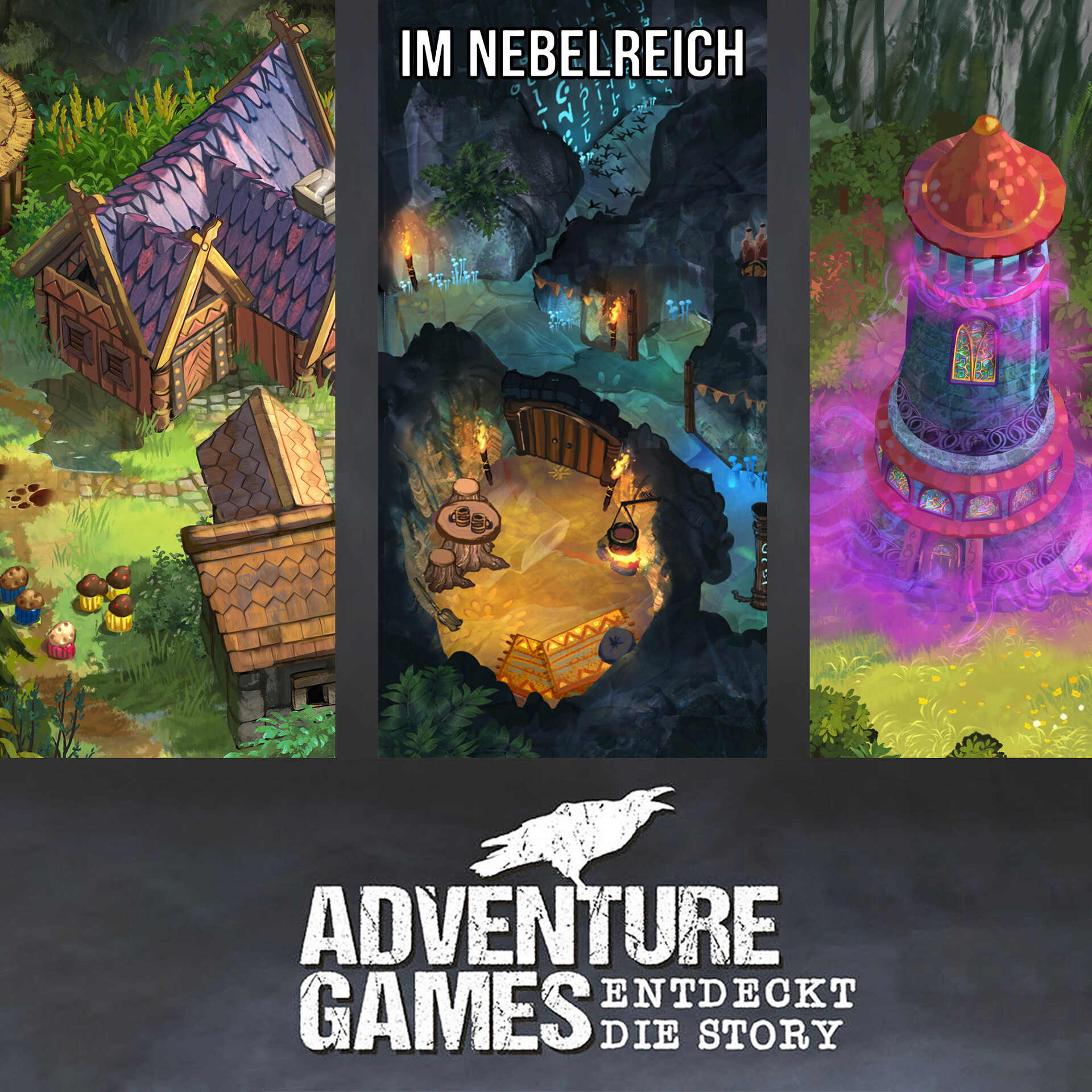 ArtStation - Adventure Games - Im Nebelreich Locations