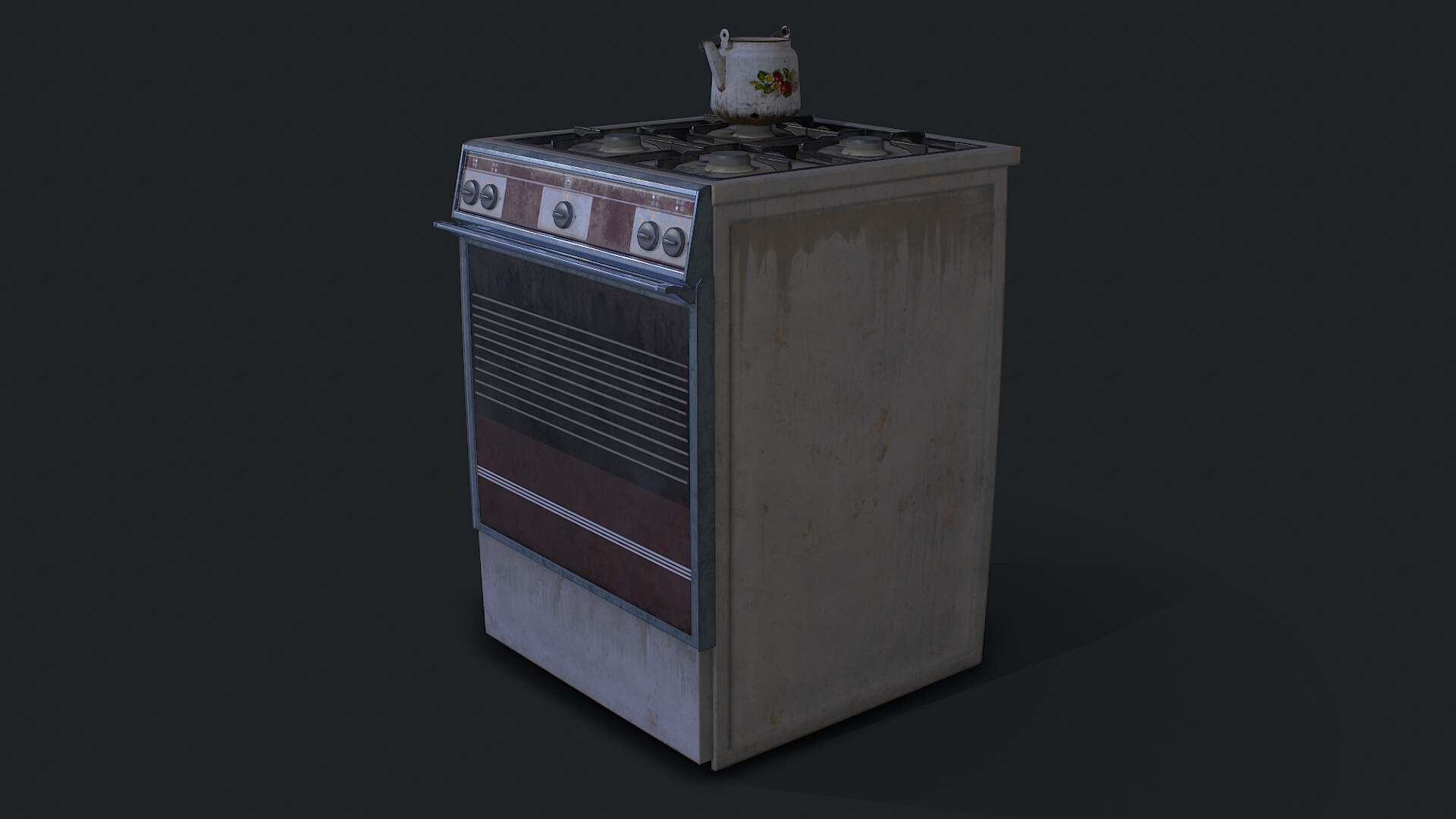 ArtStation - Old Soviet Stove