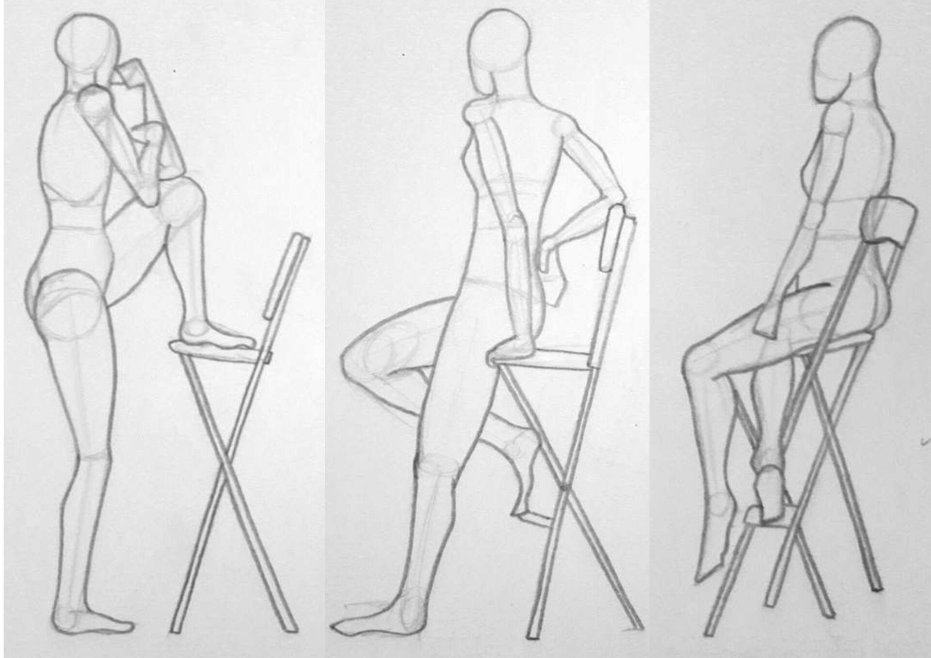 ArtStation - Gesture Studies - Contour