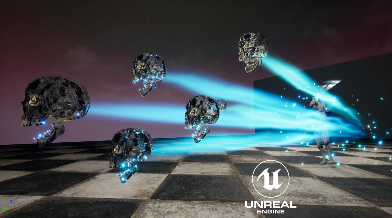 ArtStation - Skull attack effect