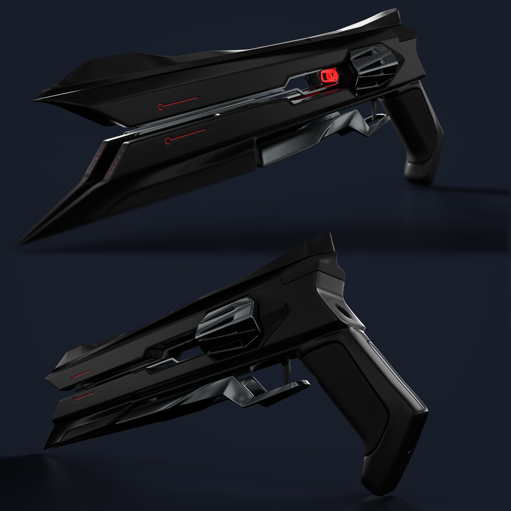 ArtStation - Sci-fi Hand Cannon